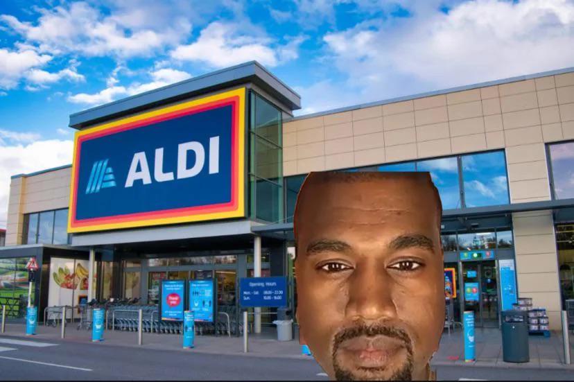 Do y’all think Kanye knows about the Aldi meme | Scrolller