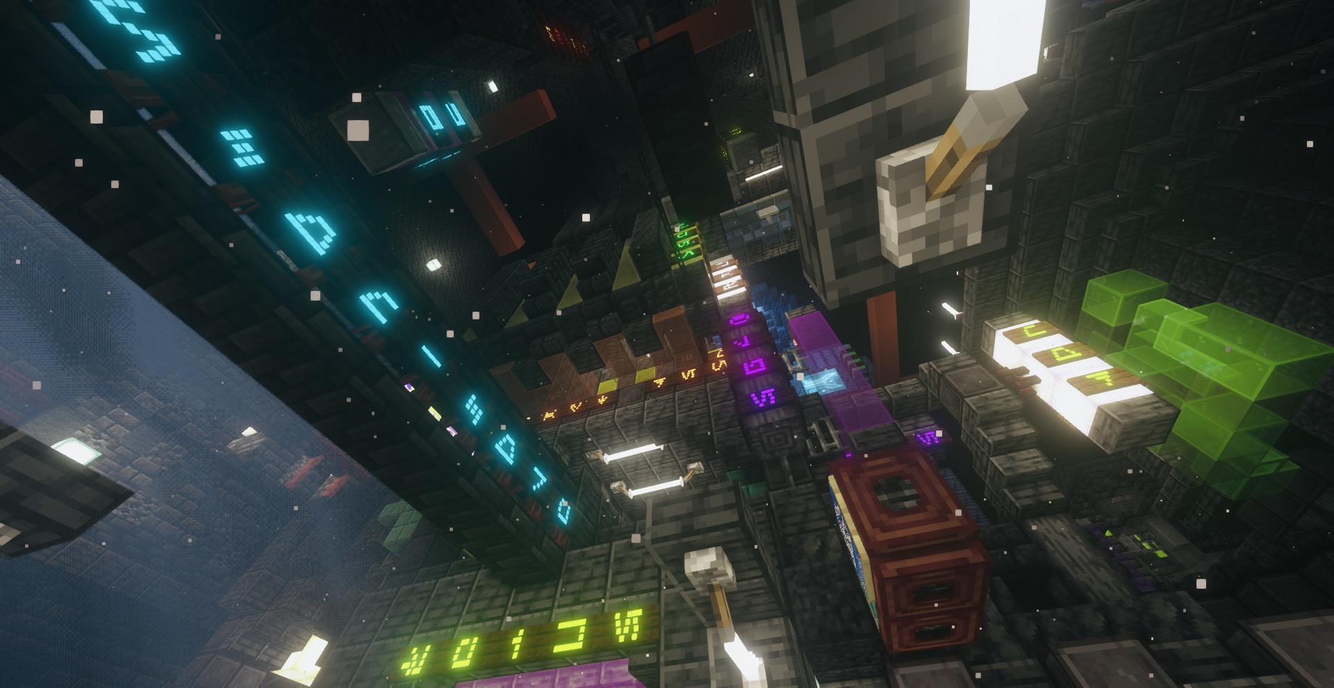 I built the coruscant underworld from star wars in minecraft | Scrolller