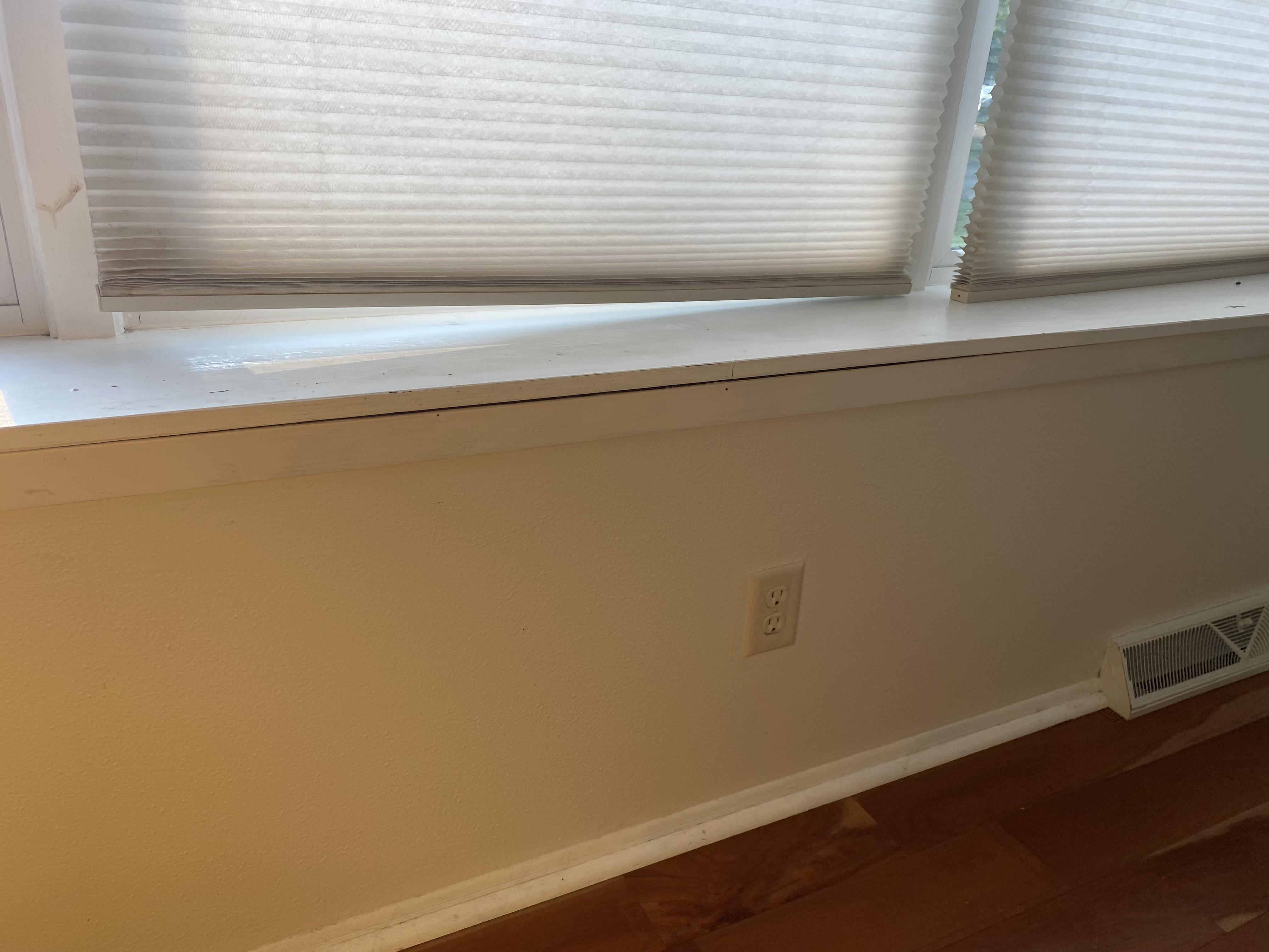 Warping interior window sill, how concerned should I be? How to fix? | Scrolller