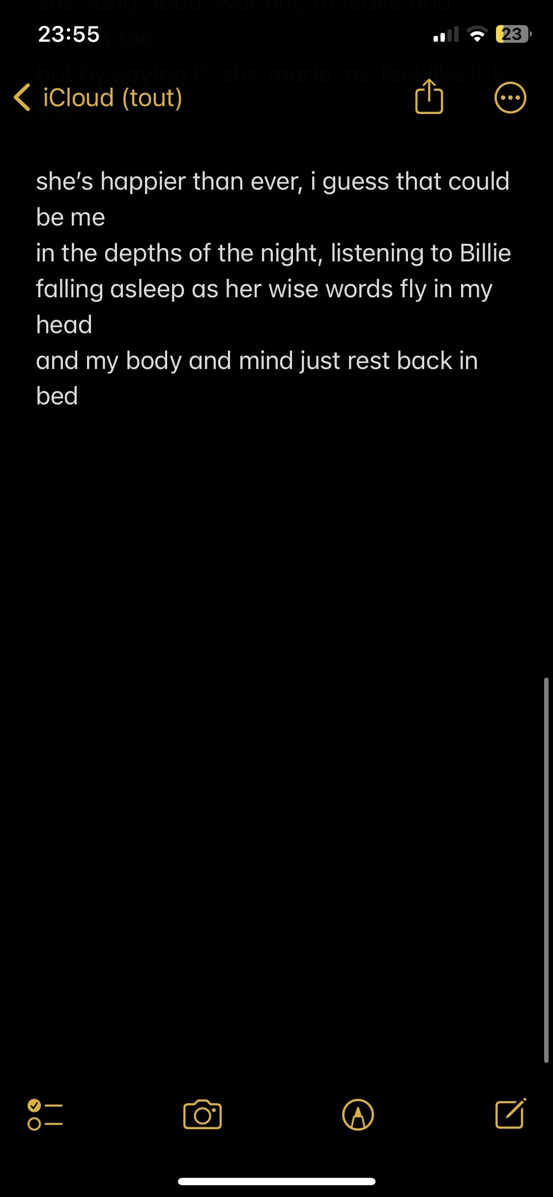 I made a poem for billie | Scrolller