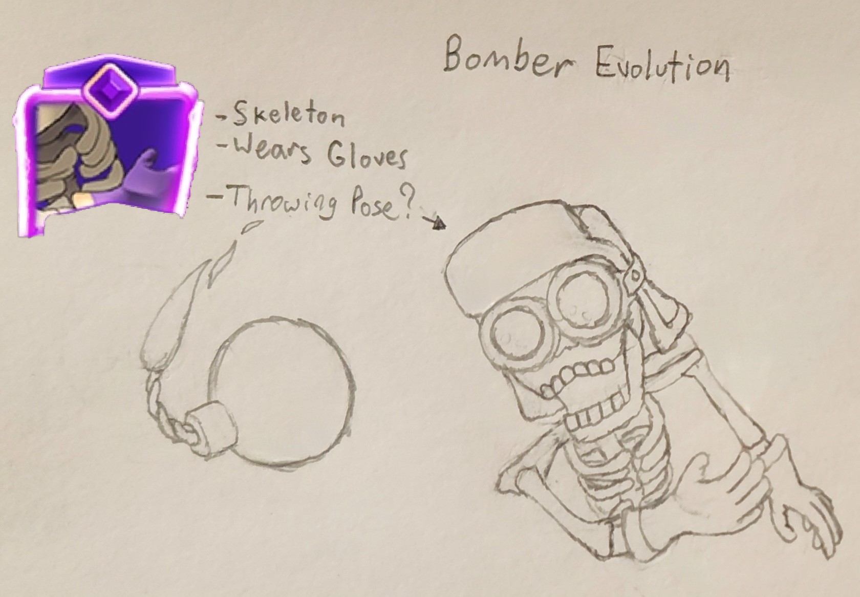 (Probably) Bomber Evolution Sketch | Scrolller