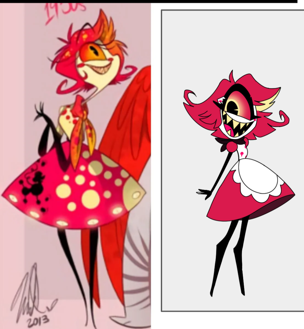 Compiled Old vs New Hazbin Hotel Designs | Scrolller