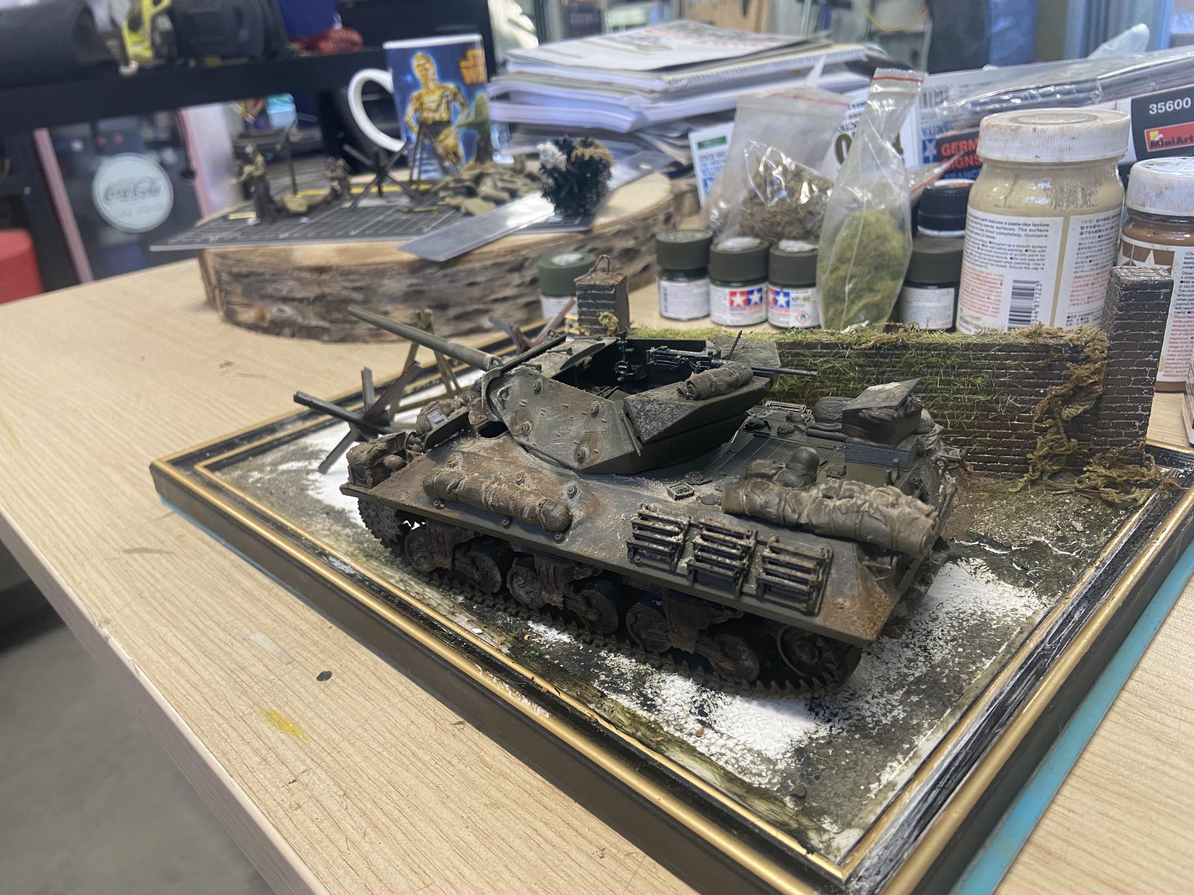 Tamiya M10 Tank diorama | Scrolller