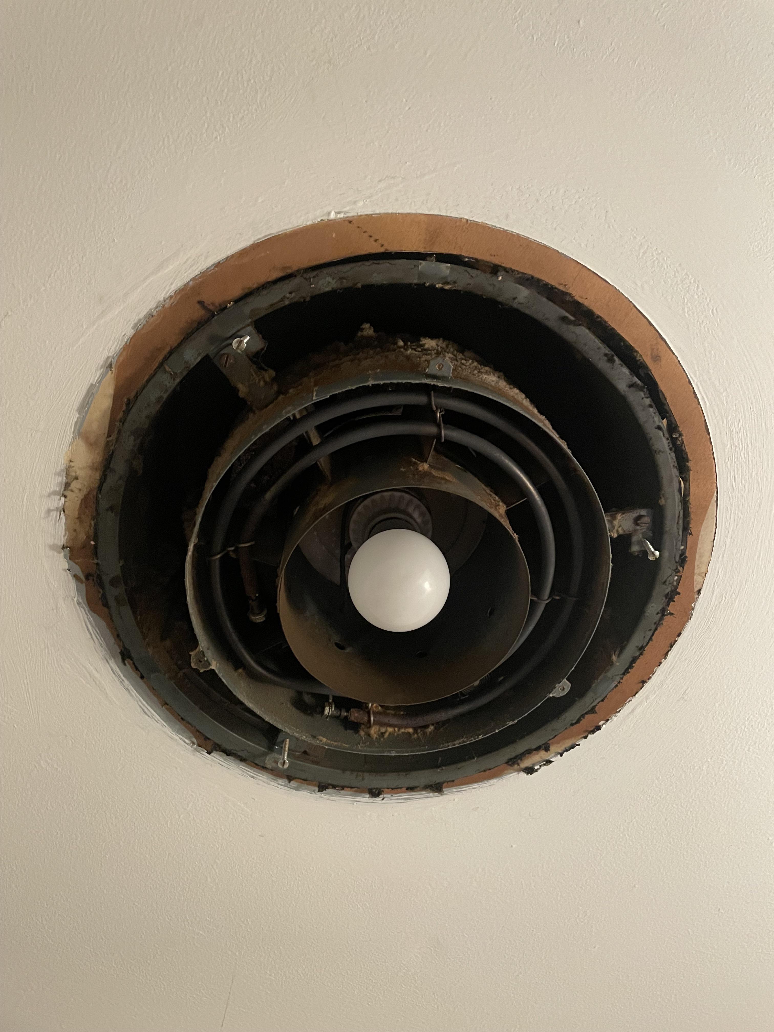 Replacing bathroom exhaust fan | Scrolller