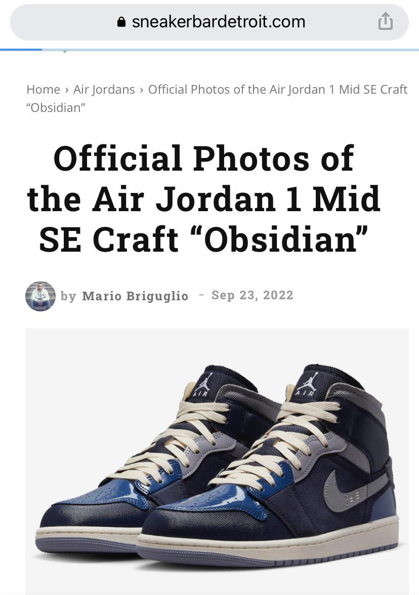 AJ 1 Obsidian - Thoughts? | Scrolller