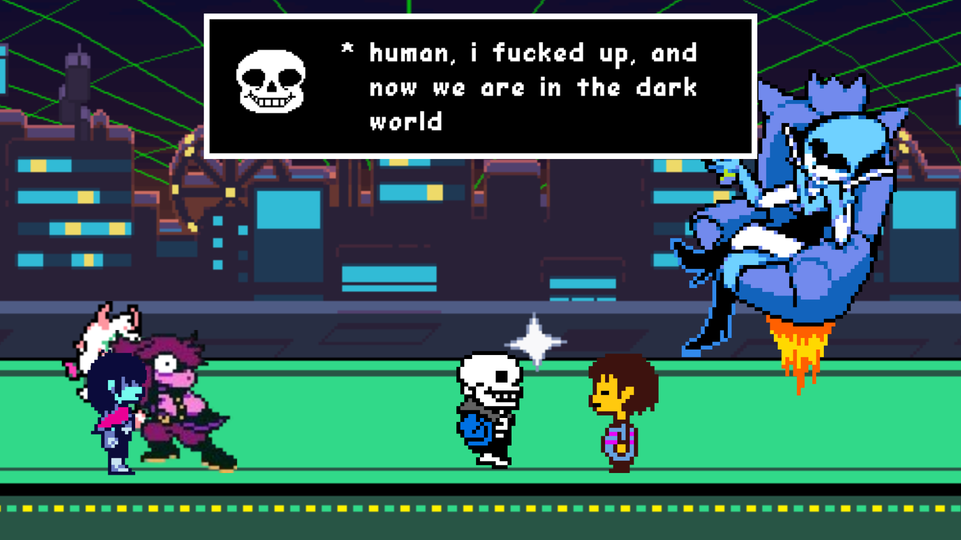 LOOK! I CAN TURN A UNDERTALE MEME INTO A DELTARUNE MEME! | Scrolller