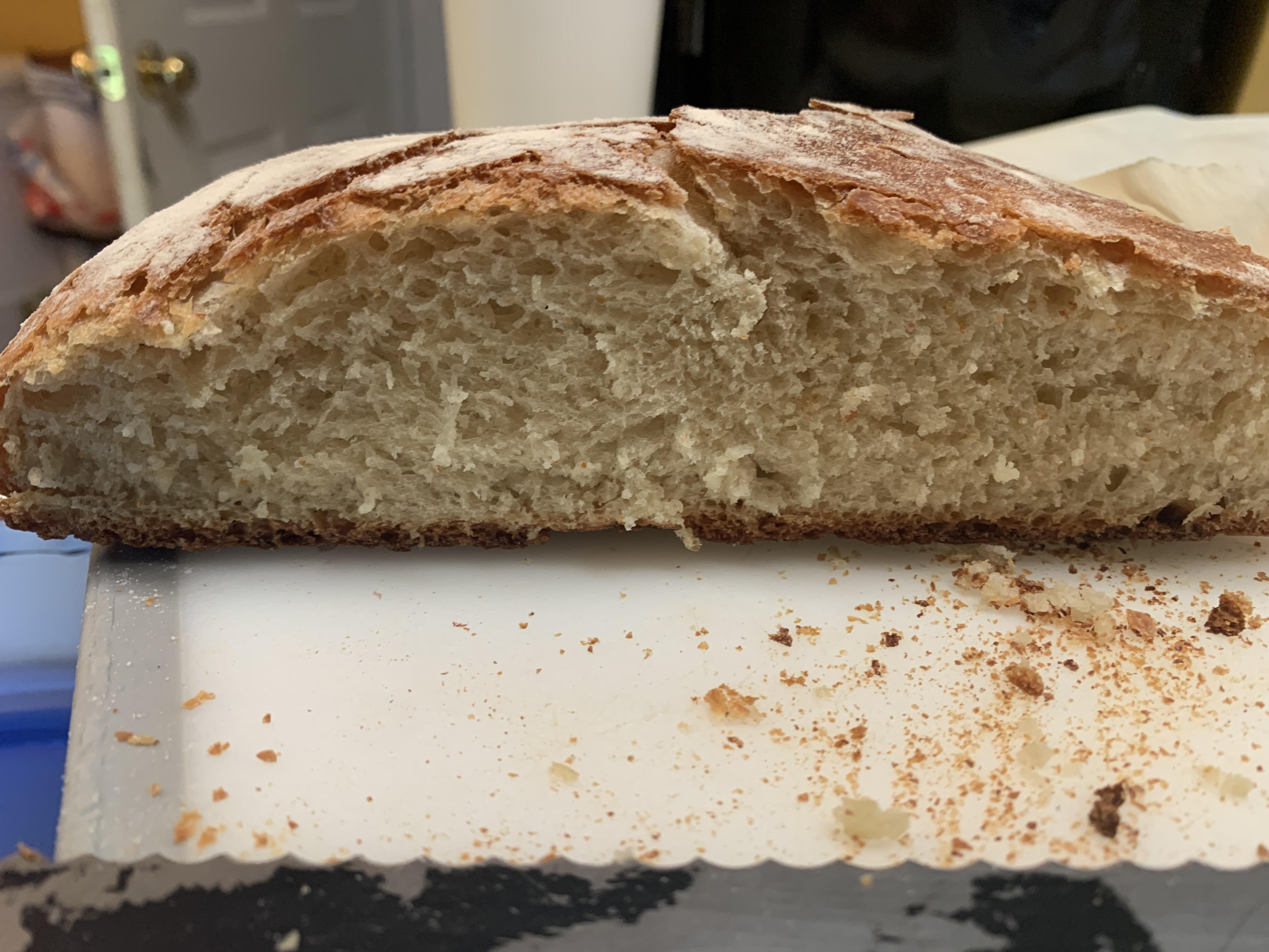 Why is my crumb structure so dense? It’s a 3 day cold fermented high hydration artisan bread ...