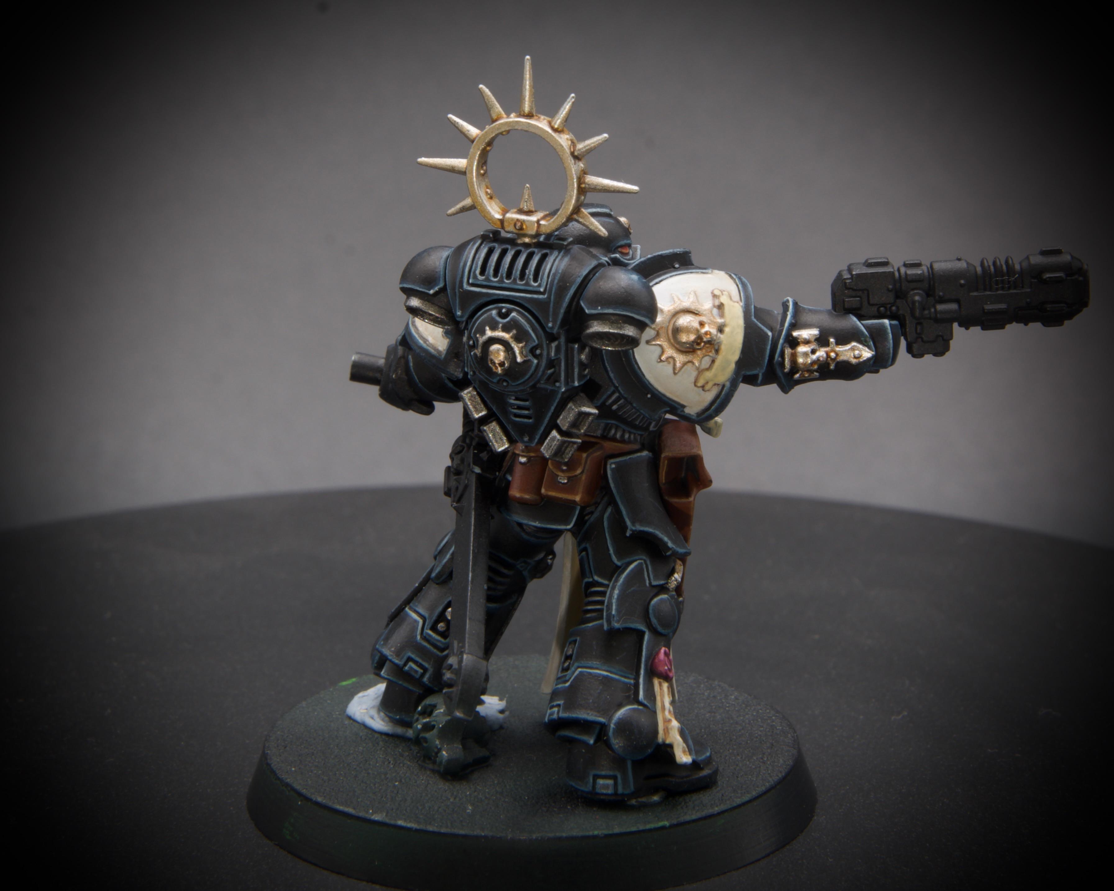 WIP - My attempt at a box-art style Black Templar | Scrolller