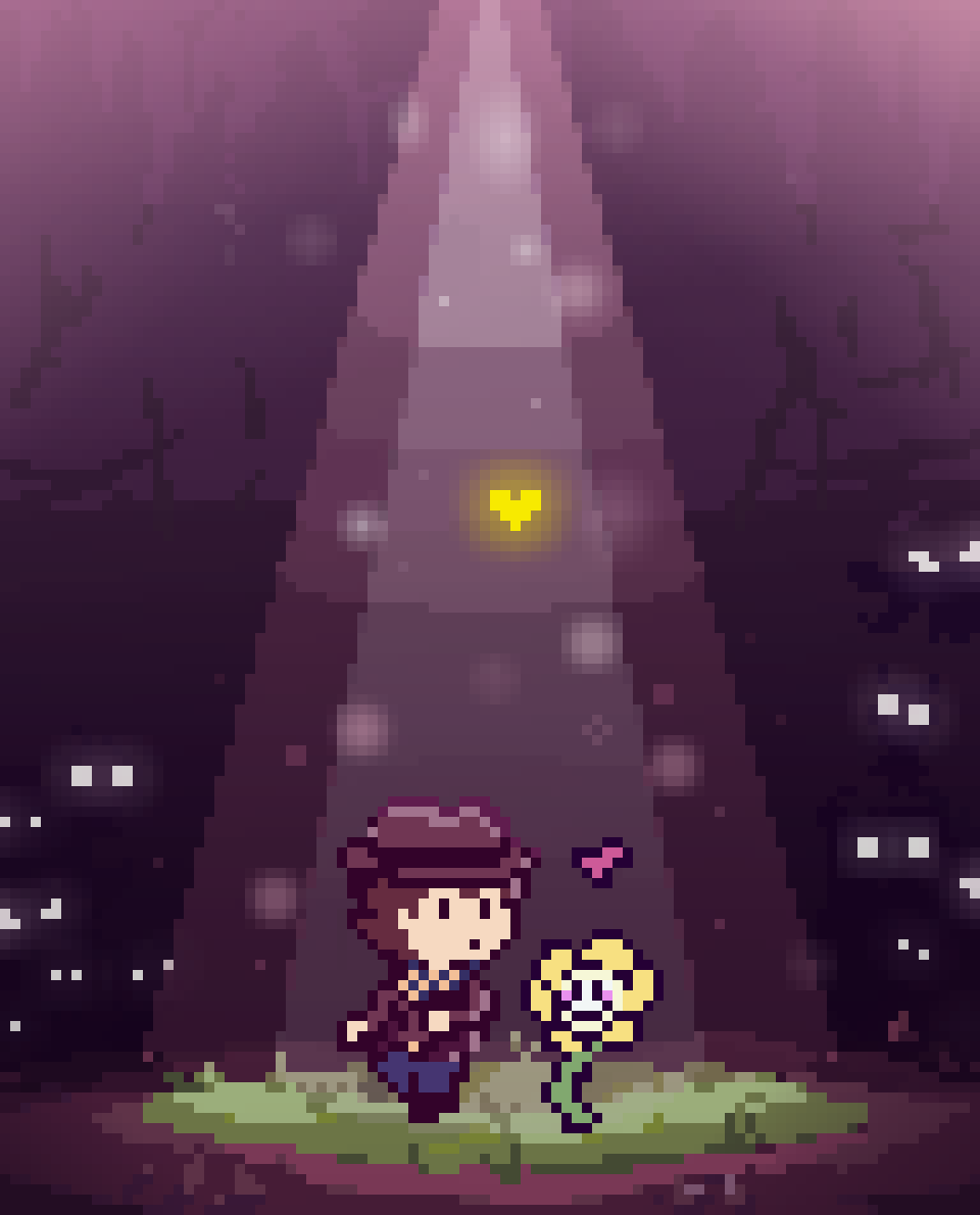 Remade Undertale Yellow's official posters in my style! (slide for original) | Scrolller