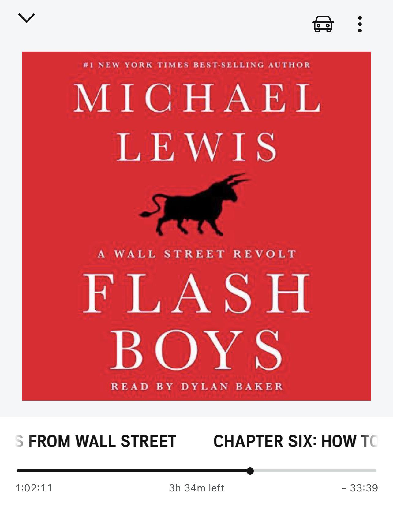 I recently started listening to Flash Boys and I can confirm we are in a completely fraudulent ...