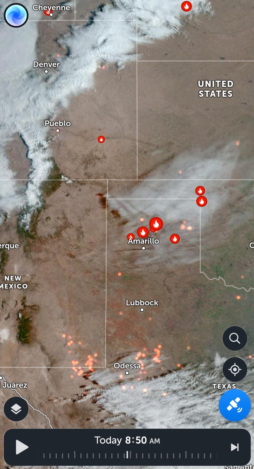 Texas Fire Satellite Pics | Scrolller