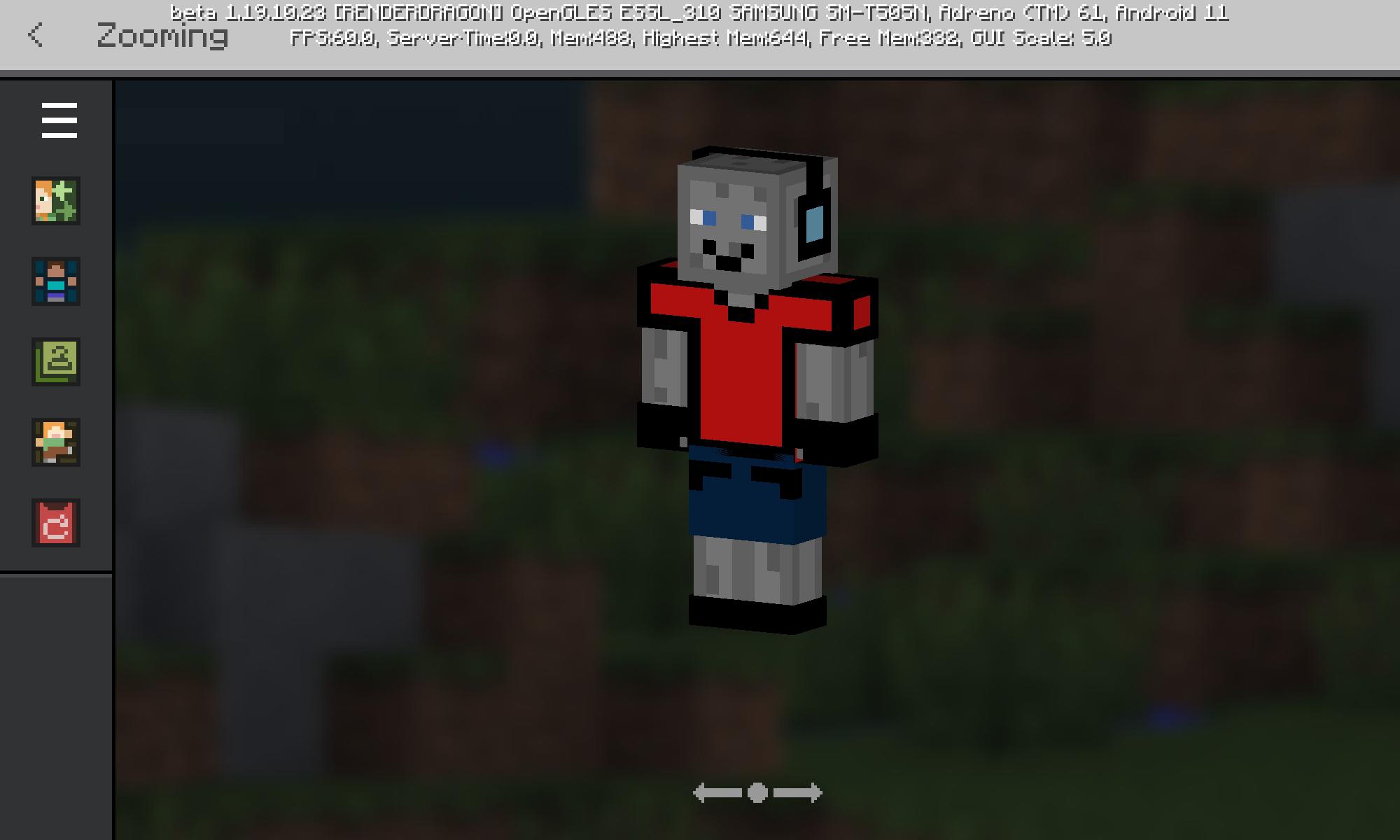 I made this skin for my bedrock in mobile by skin editor 3d(it's free in Google play) . what do ...