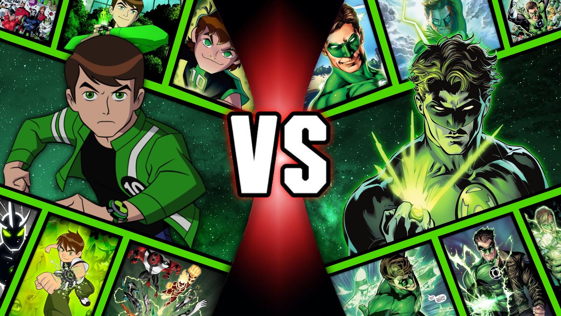Ben 10 VS Green Lantern (Cartoon Network VS DC) - "Emerald Heroes" | DEATH BATTLE! | Scrolller