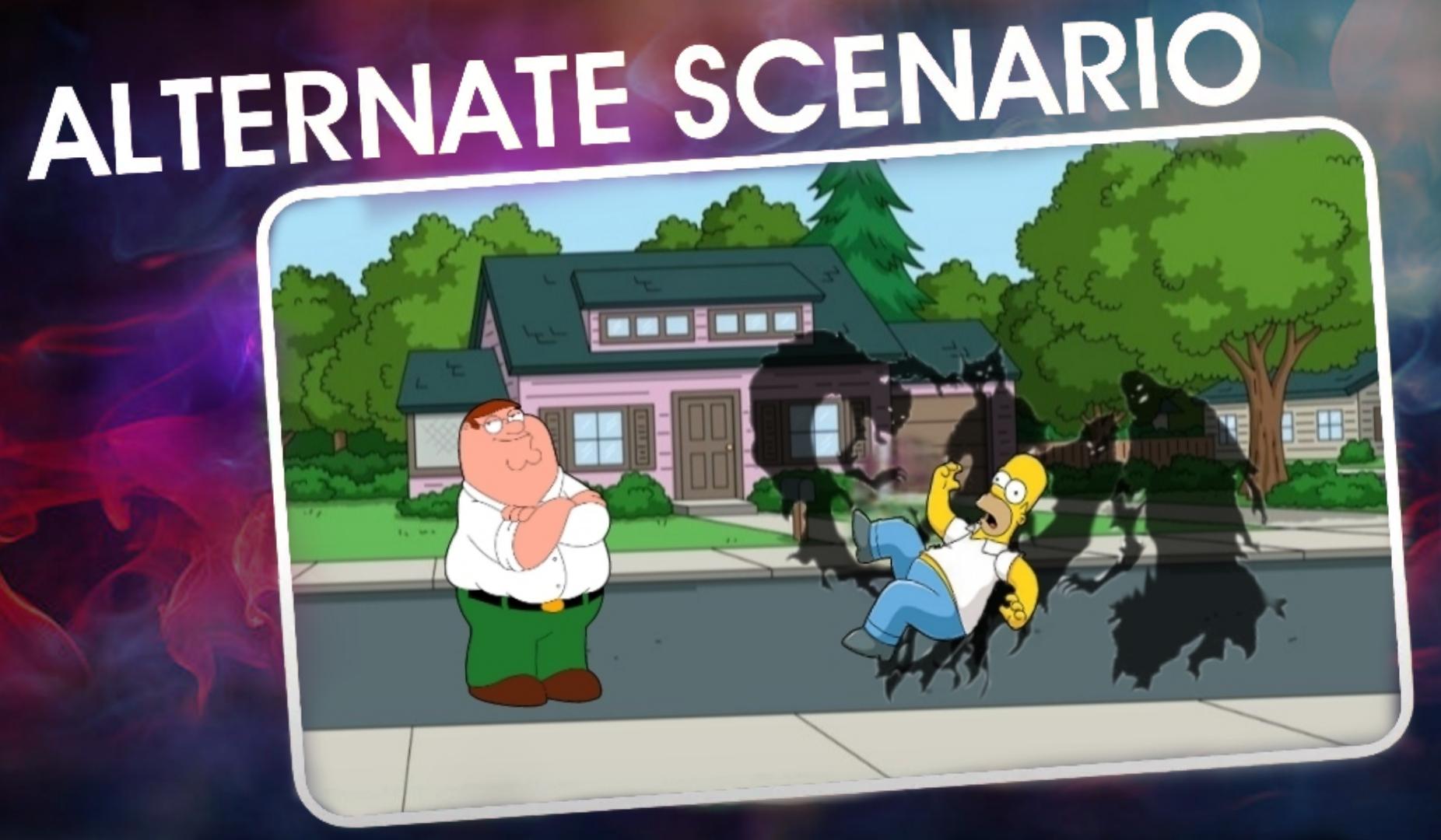Peter Griffin vs Homer Simpsons alternate scenarios | Scrolller