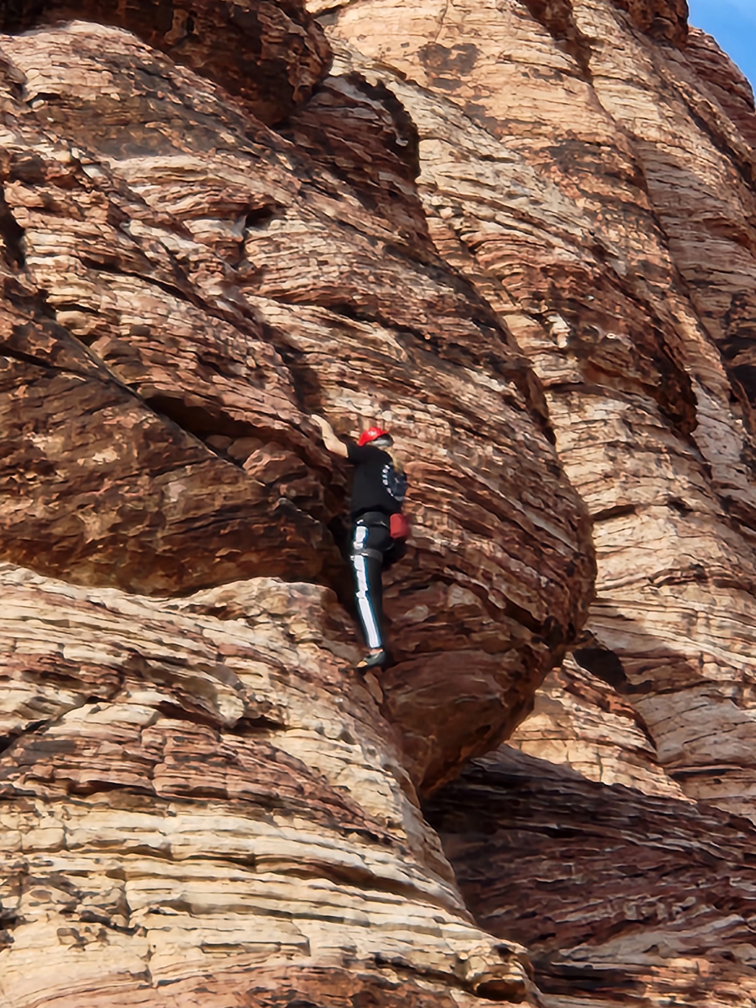 Jared Leto freesoloing in Red Rocks. | Scrolller