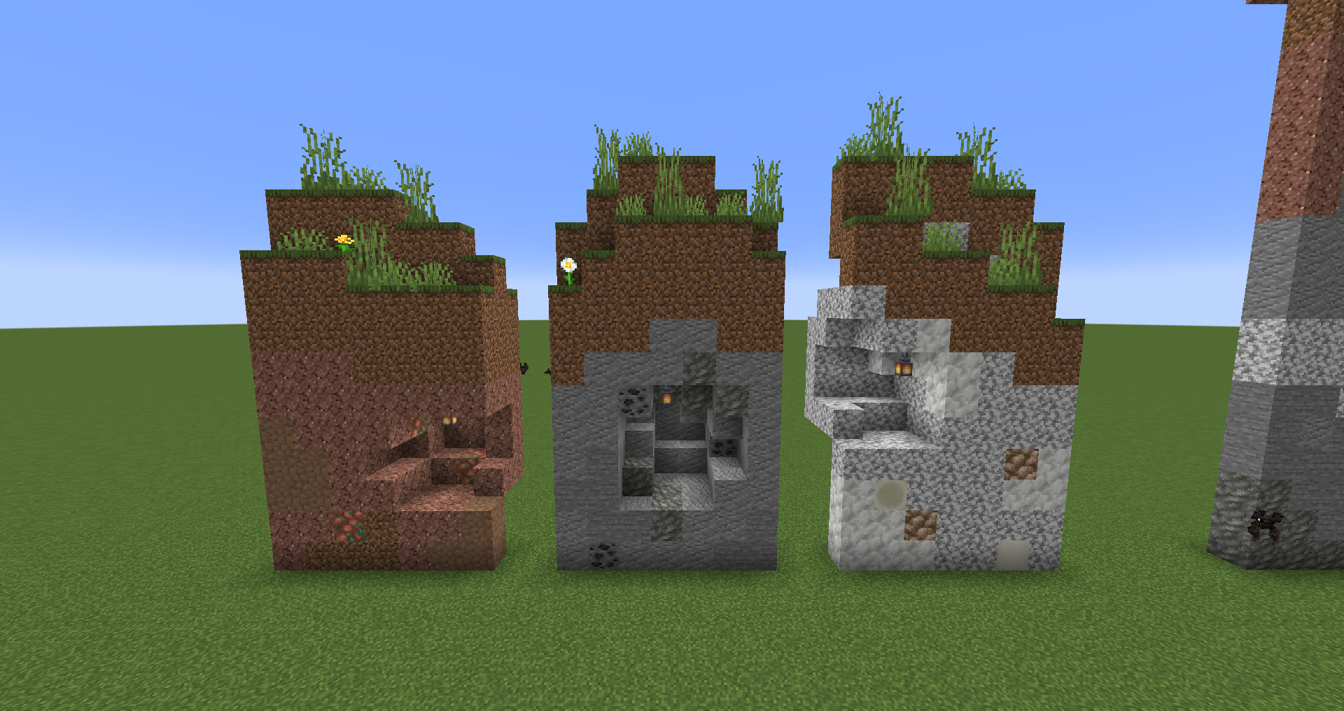 What if we had more stone terrain generation biome independent instread of simply random bulbs ...