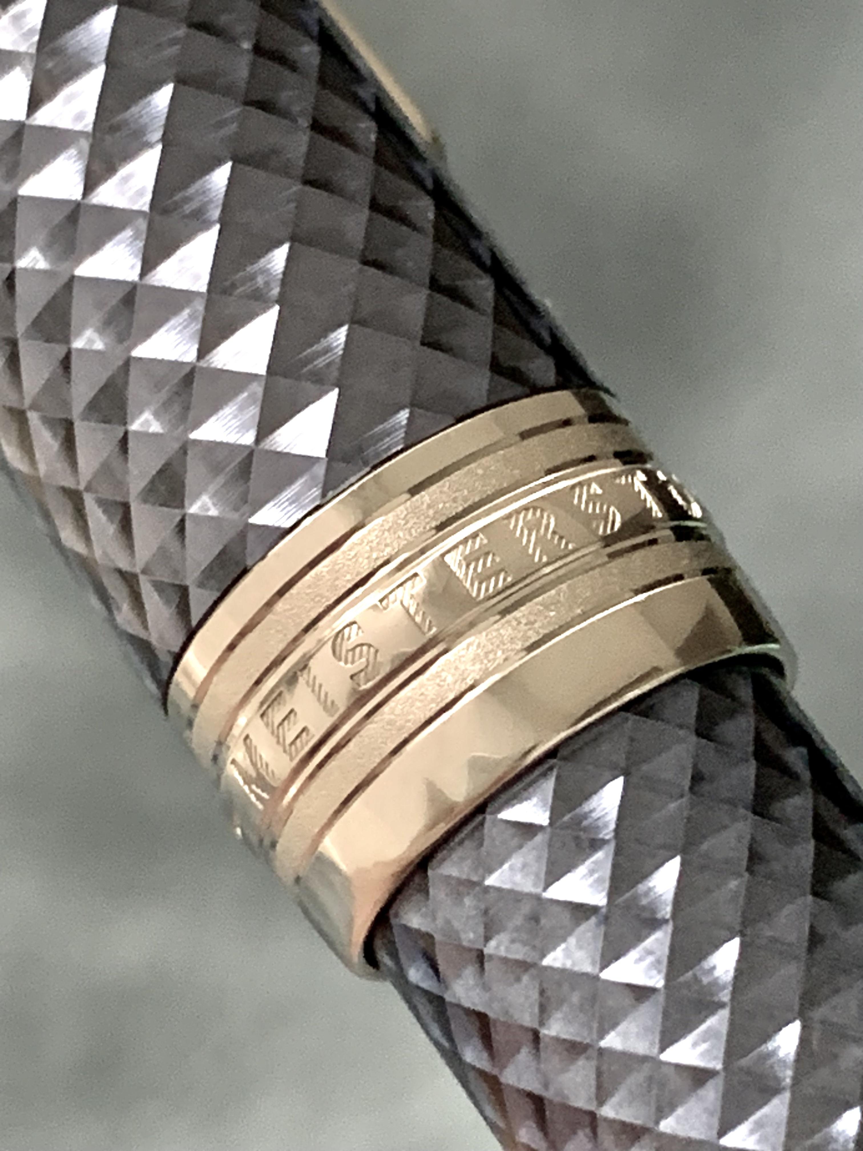 Montblanc Glacier 18K gold rhodium-coated nib | Scrolller