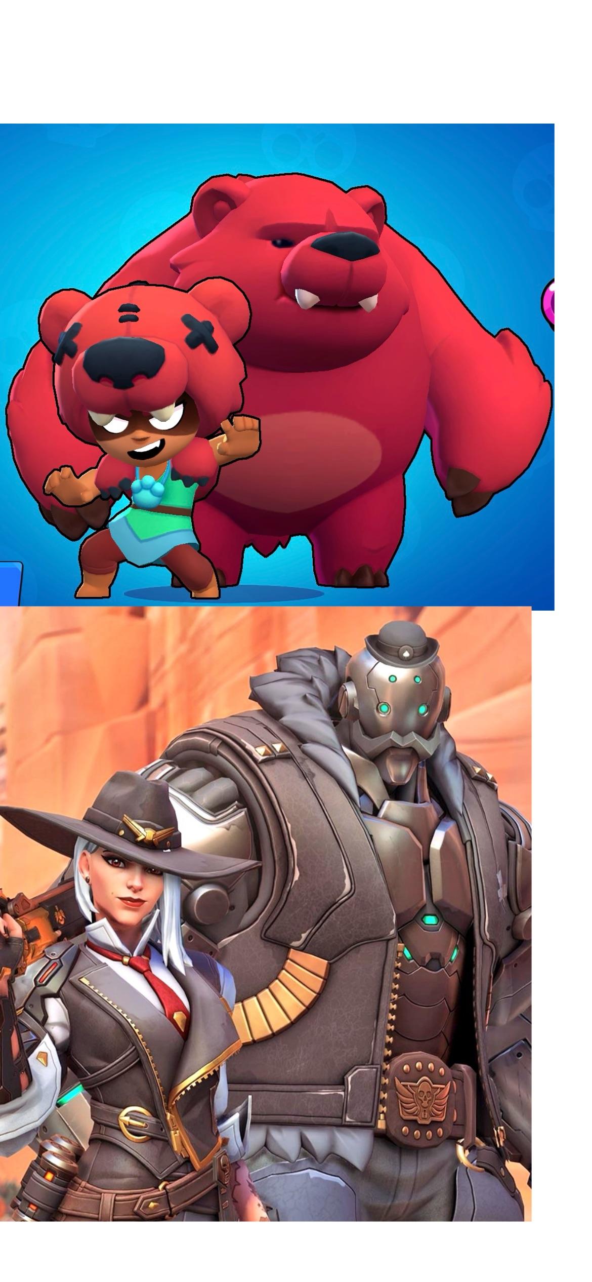 What if overwatch got brawl stars collab skins? | Scrolller