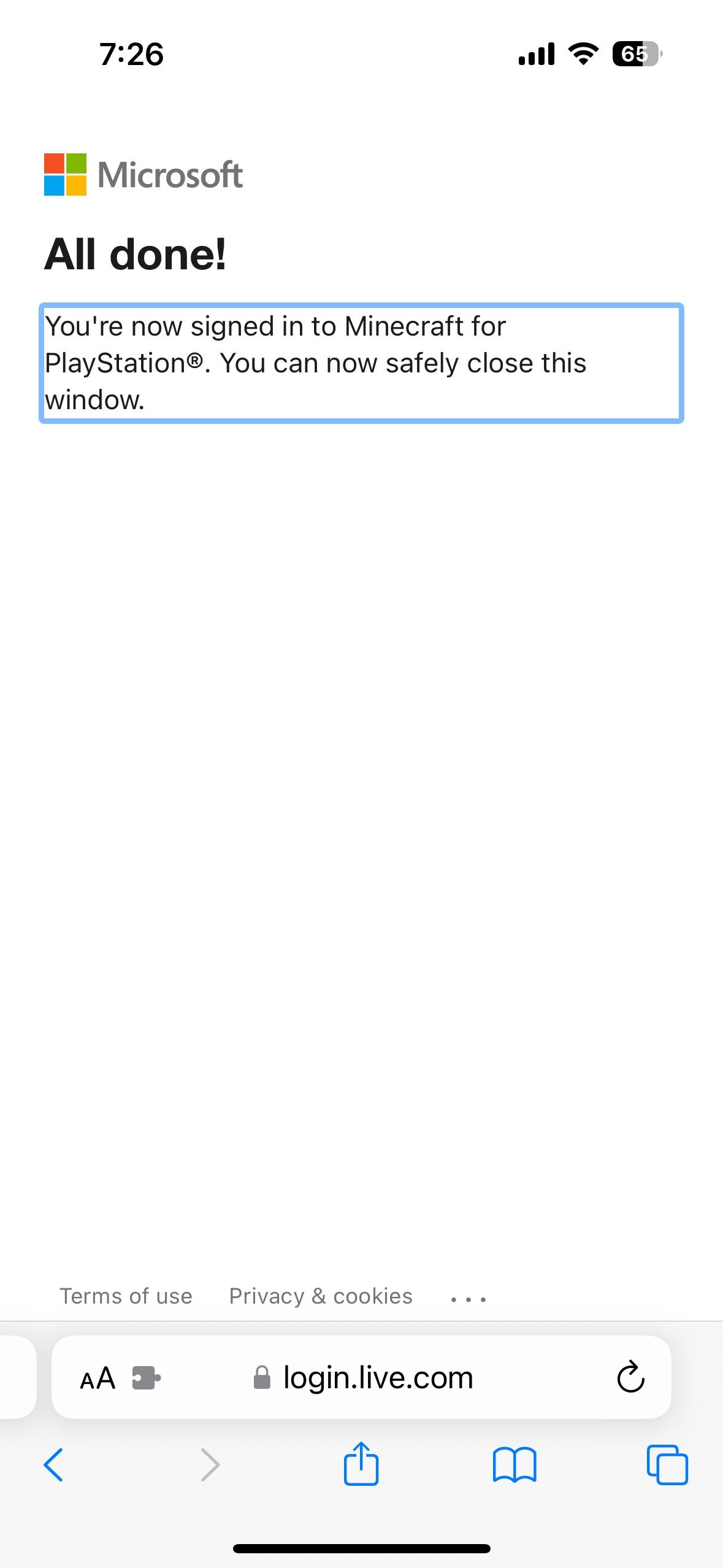 Having trouble signing into Microsoft account on ps4 | Scrolller