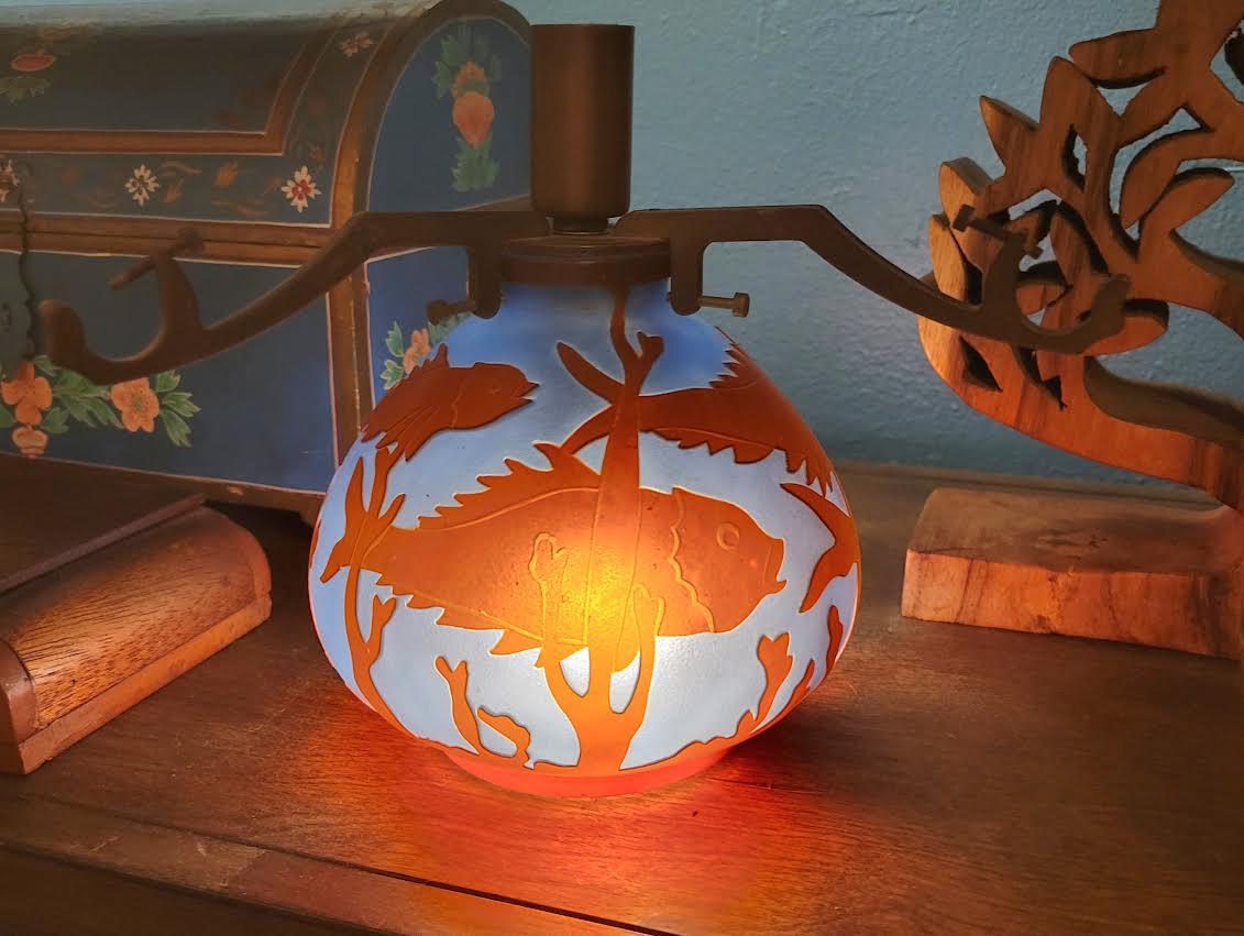 Hi! Where can I get a replacement glass shade for this arts and crafts era (or great repro ...