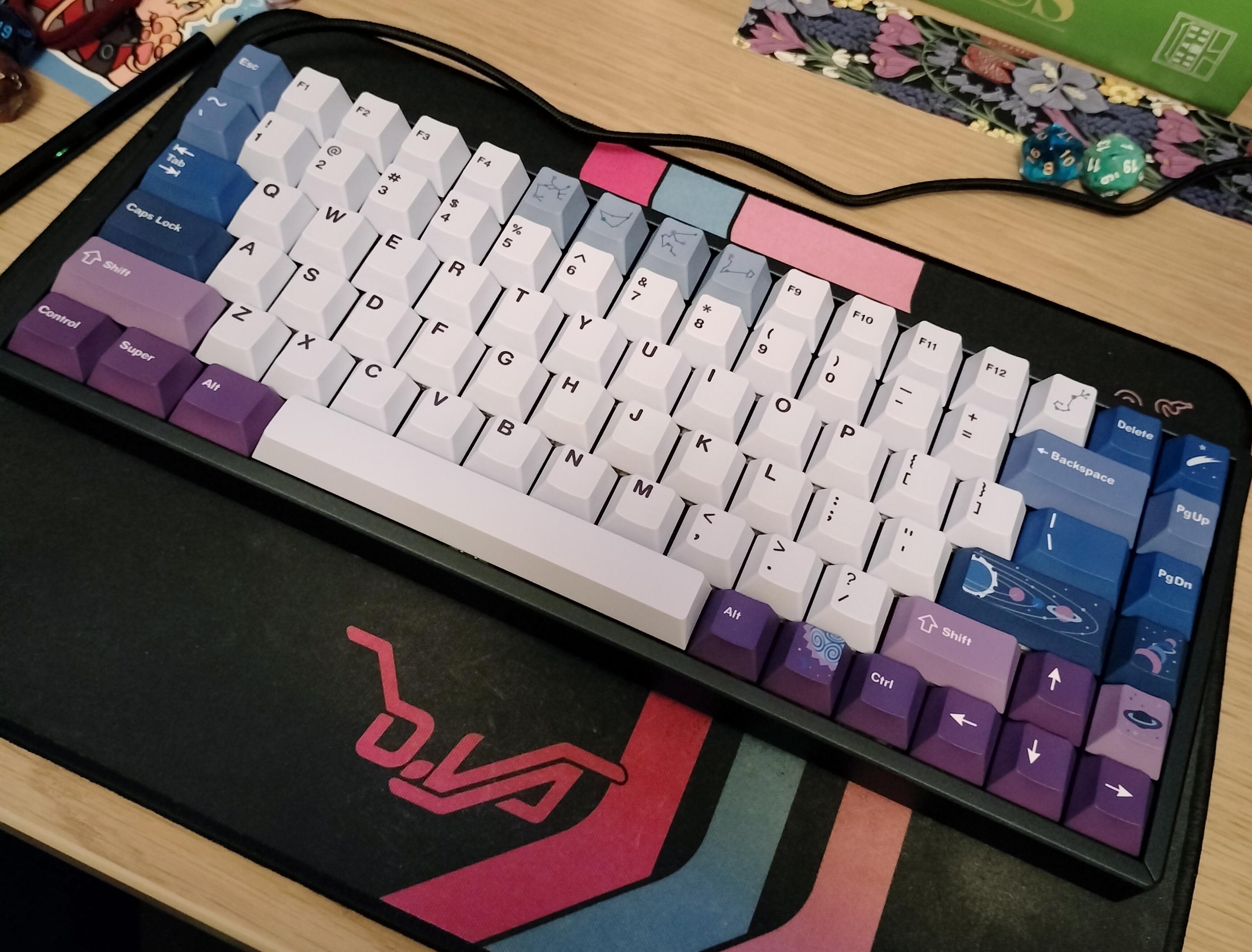 First build/customised KB :] | Scrolller