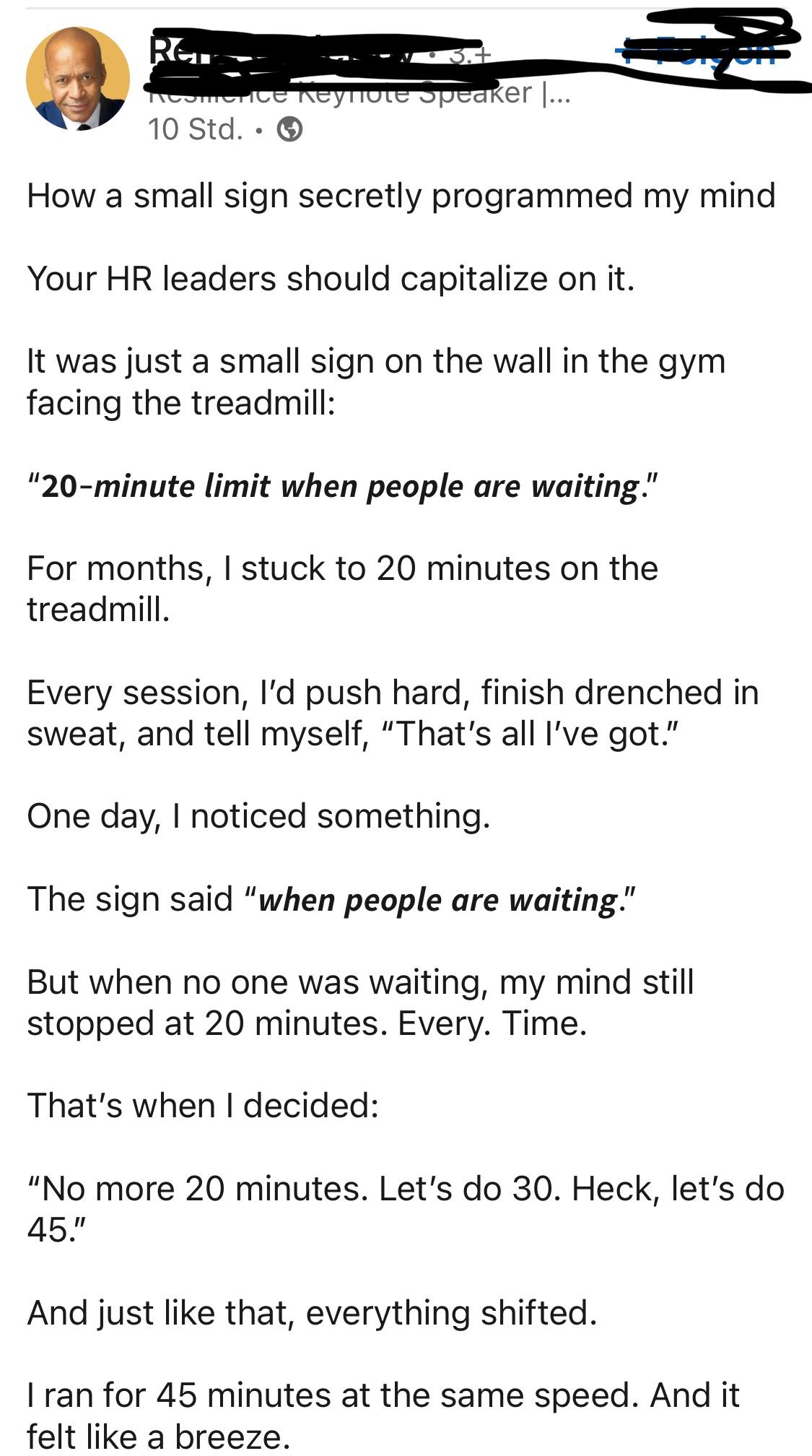 Didn‘t read the sign. That’s why signs are good. What a motivator | Scrolller