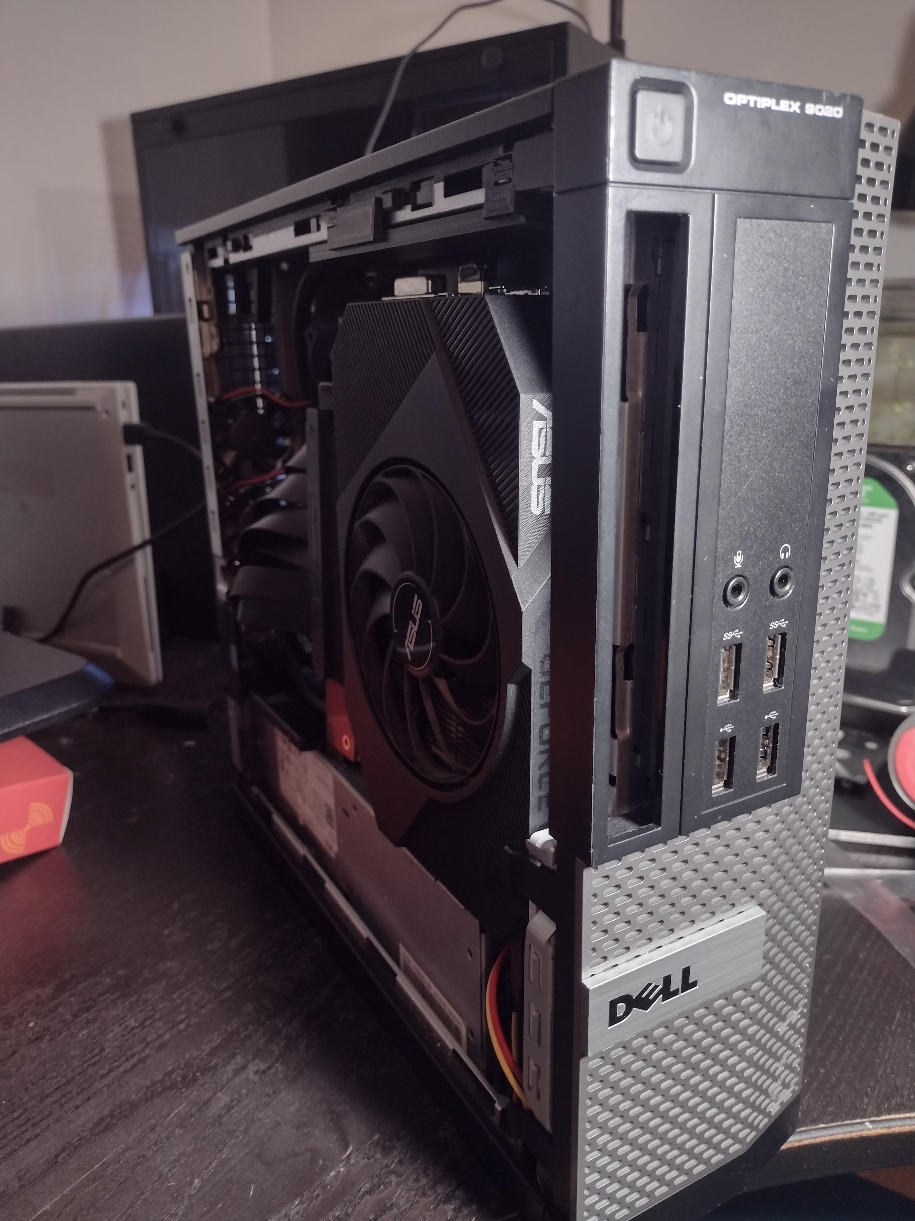 Completed side panel for Optiplex 9020 SFF budget gaming rig | Scrolller