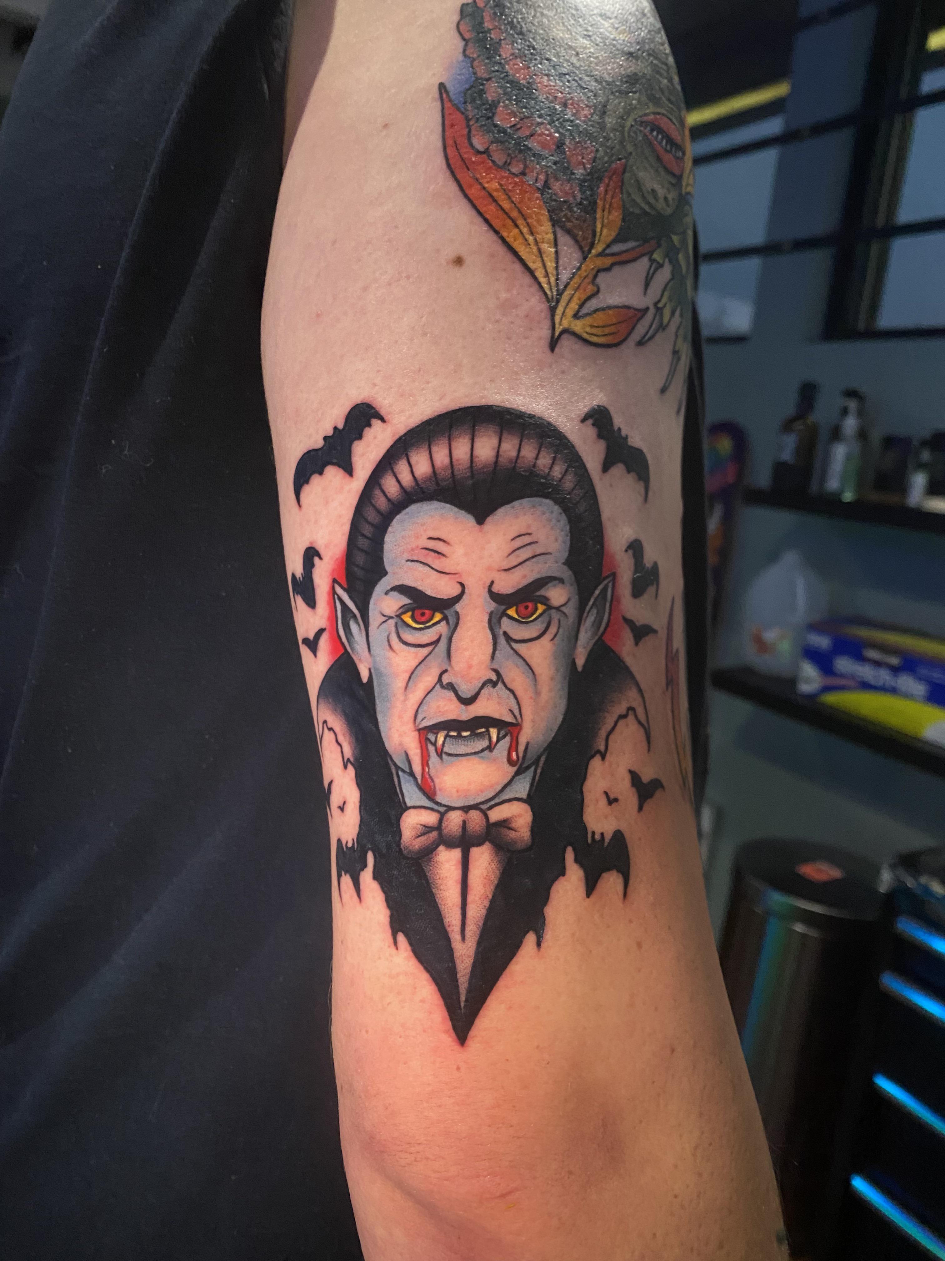 Working on horror sleeve | Scrolller