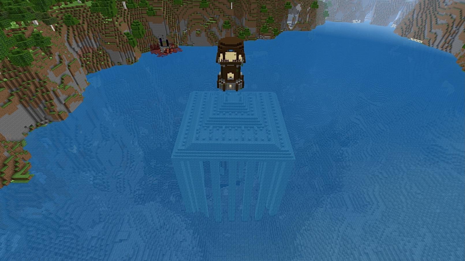 Outpost on an Ocean Monument (Seed: -7804125757103832601) | Scrolller