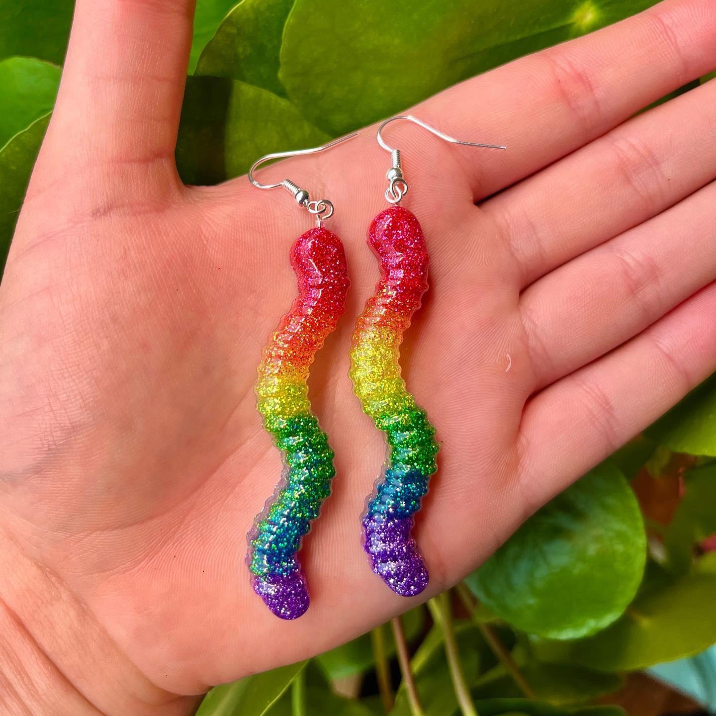 I made some pride flag earrings!! | Scrolller
