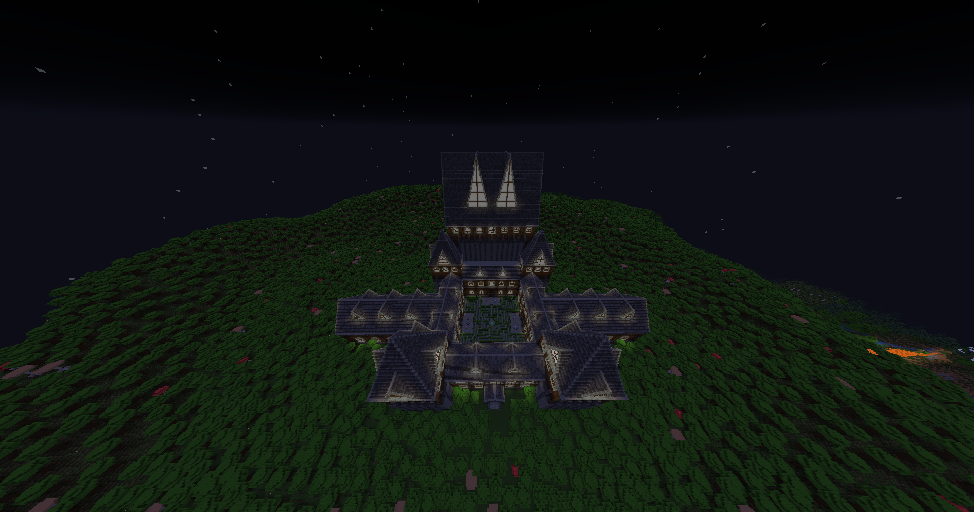 Discover More Like Minecraft Biome Build 09 Dark Forest Roofed