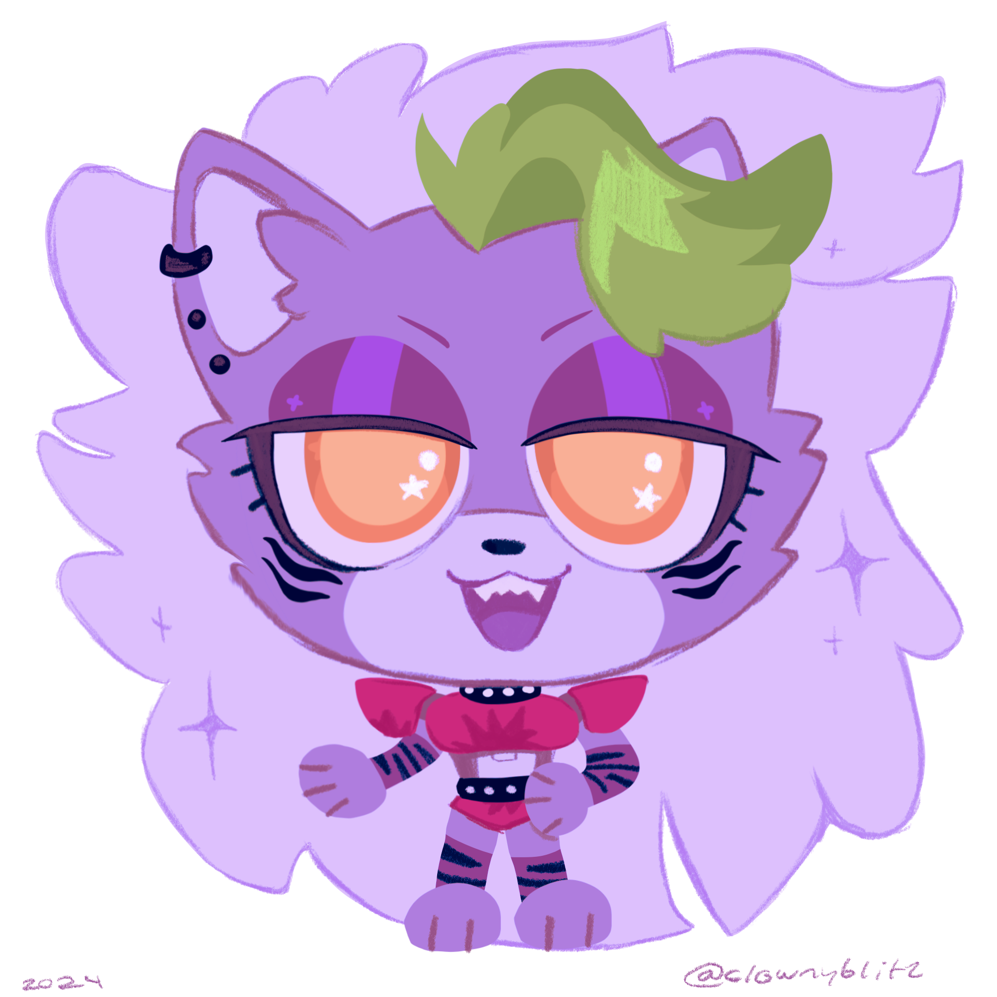 Roxanne Wolf Chibi Fanart | Scrolller