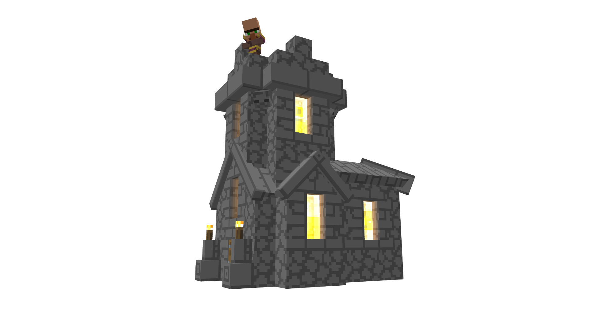 Another lower-poly style structure... the plains temple ! | Scrolller