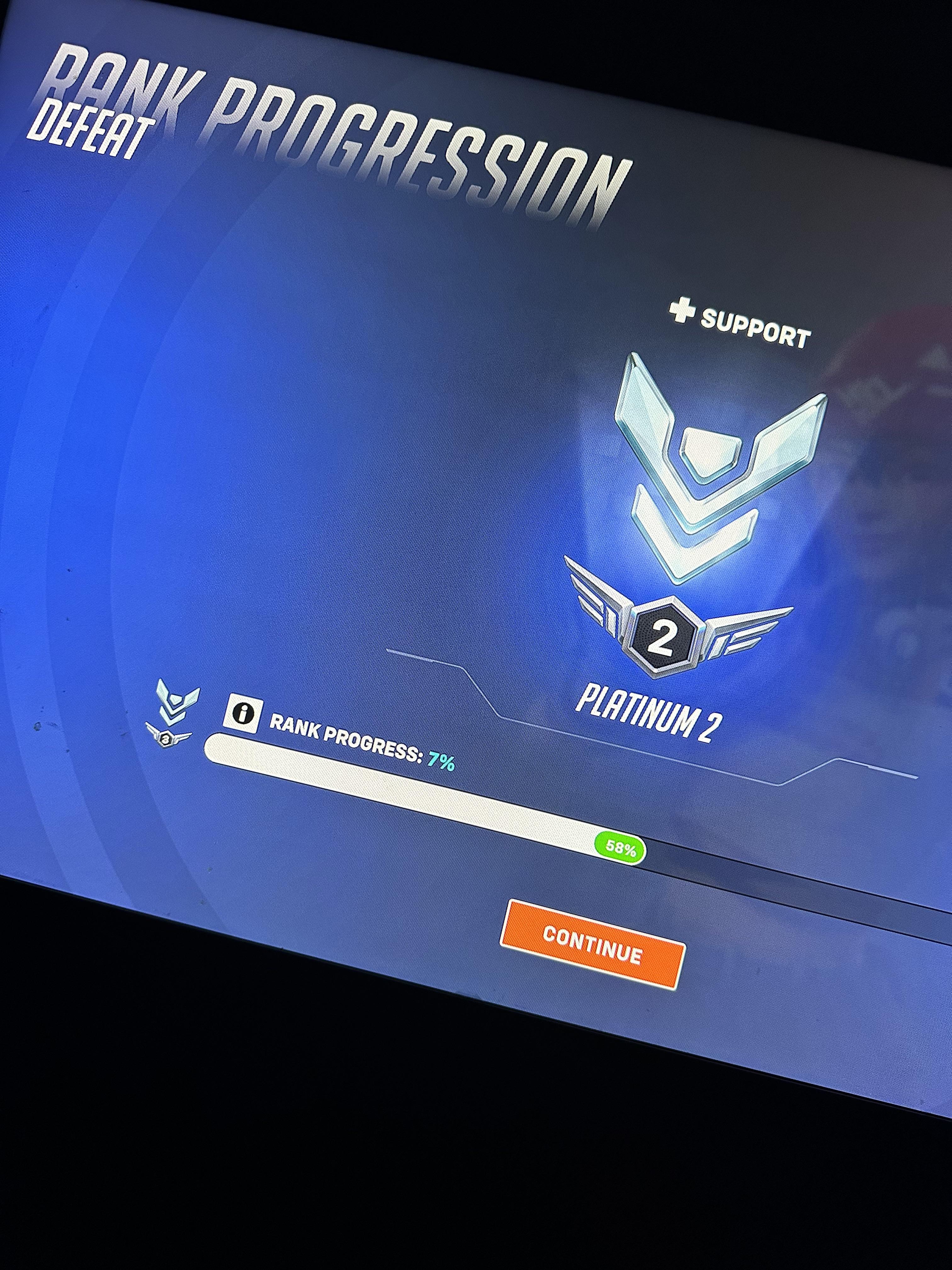 Does anyone understand the new rank system? I just lost a game and gained 7% to plat 1. I’m ...