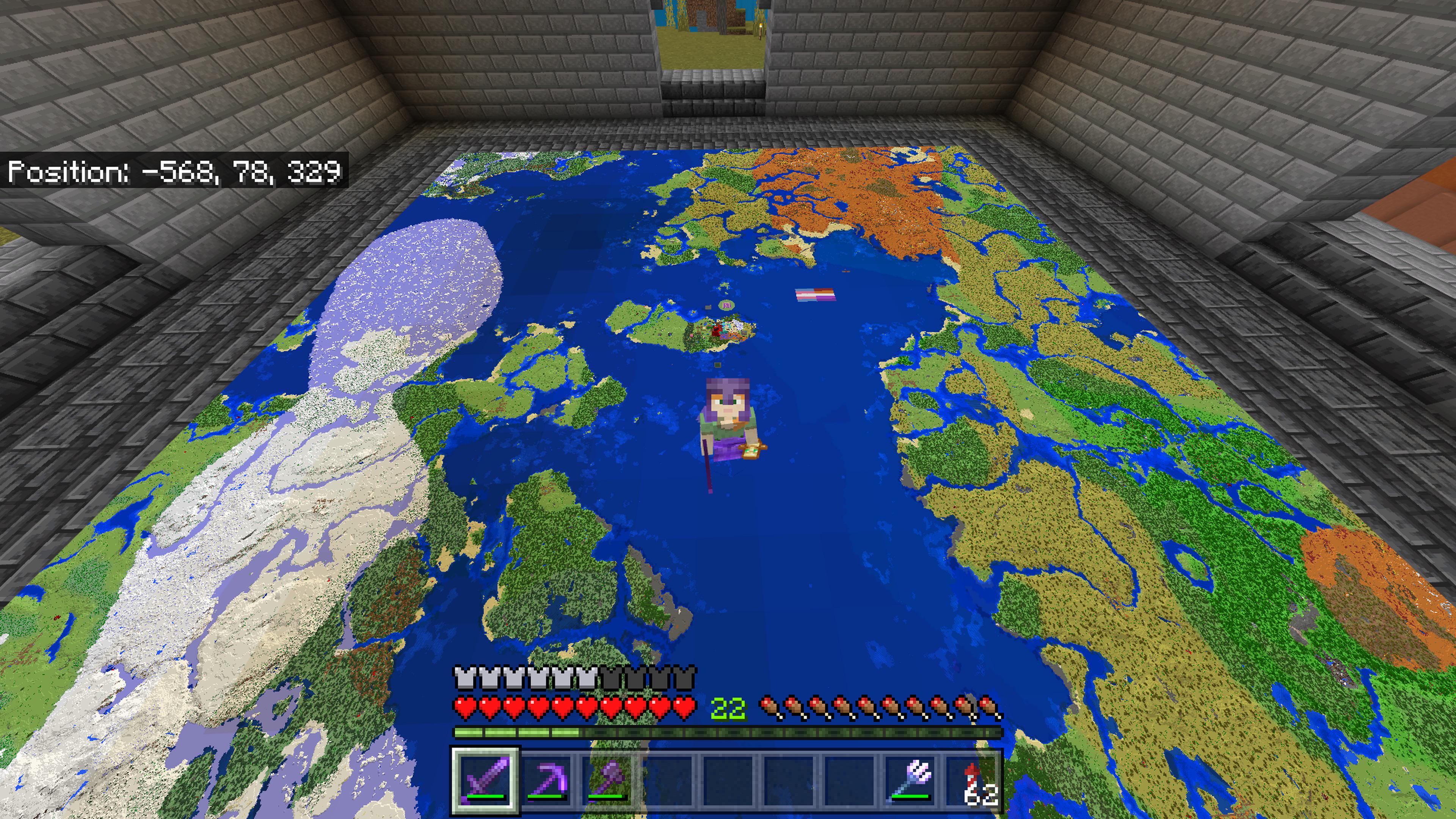 Map of My Survival World! Over 440 Maps in a Square | Scrolller