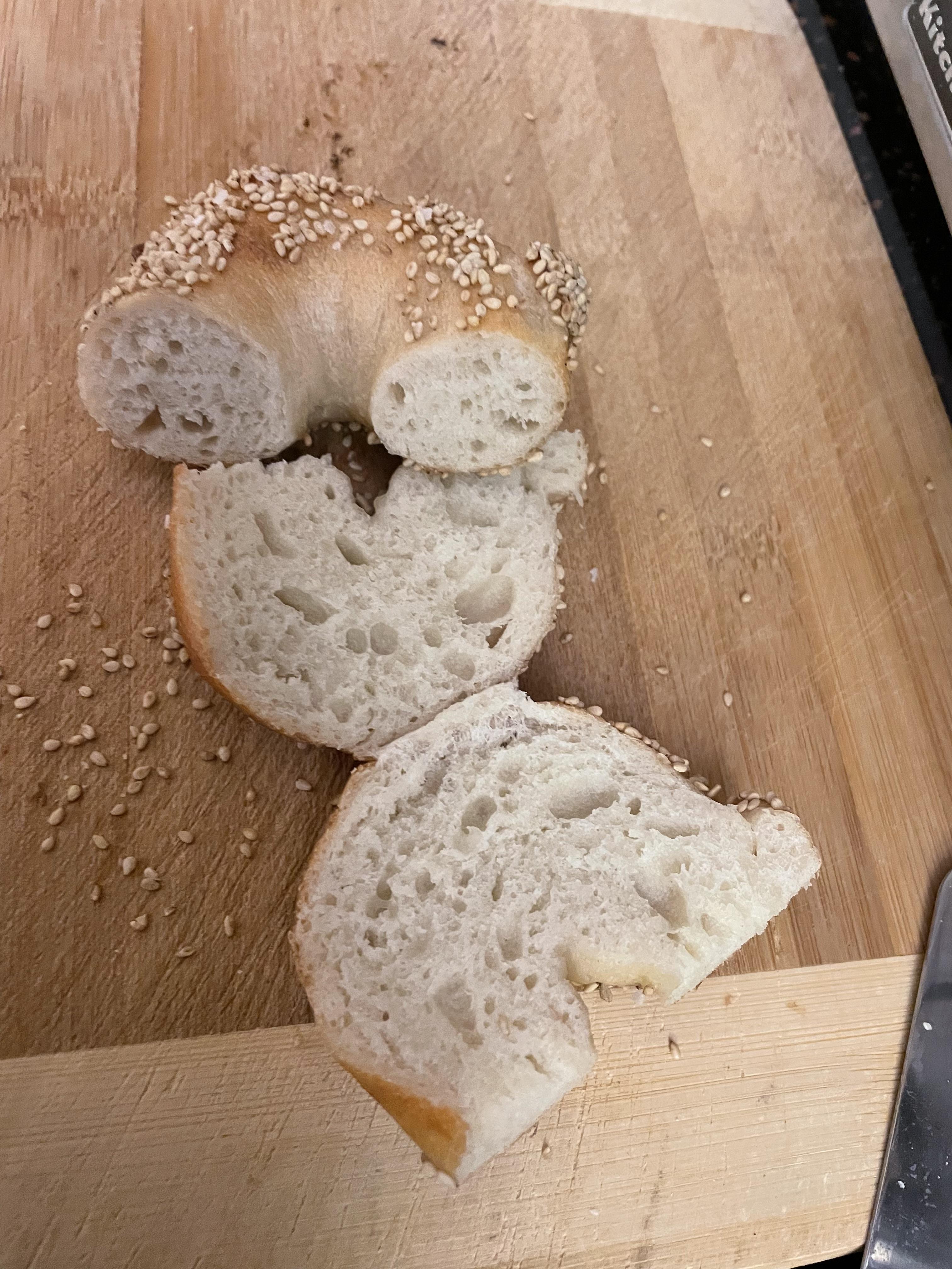 Sourdough bagels first attempt | Scrolller