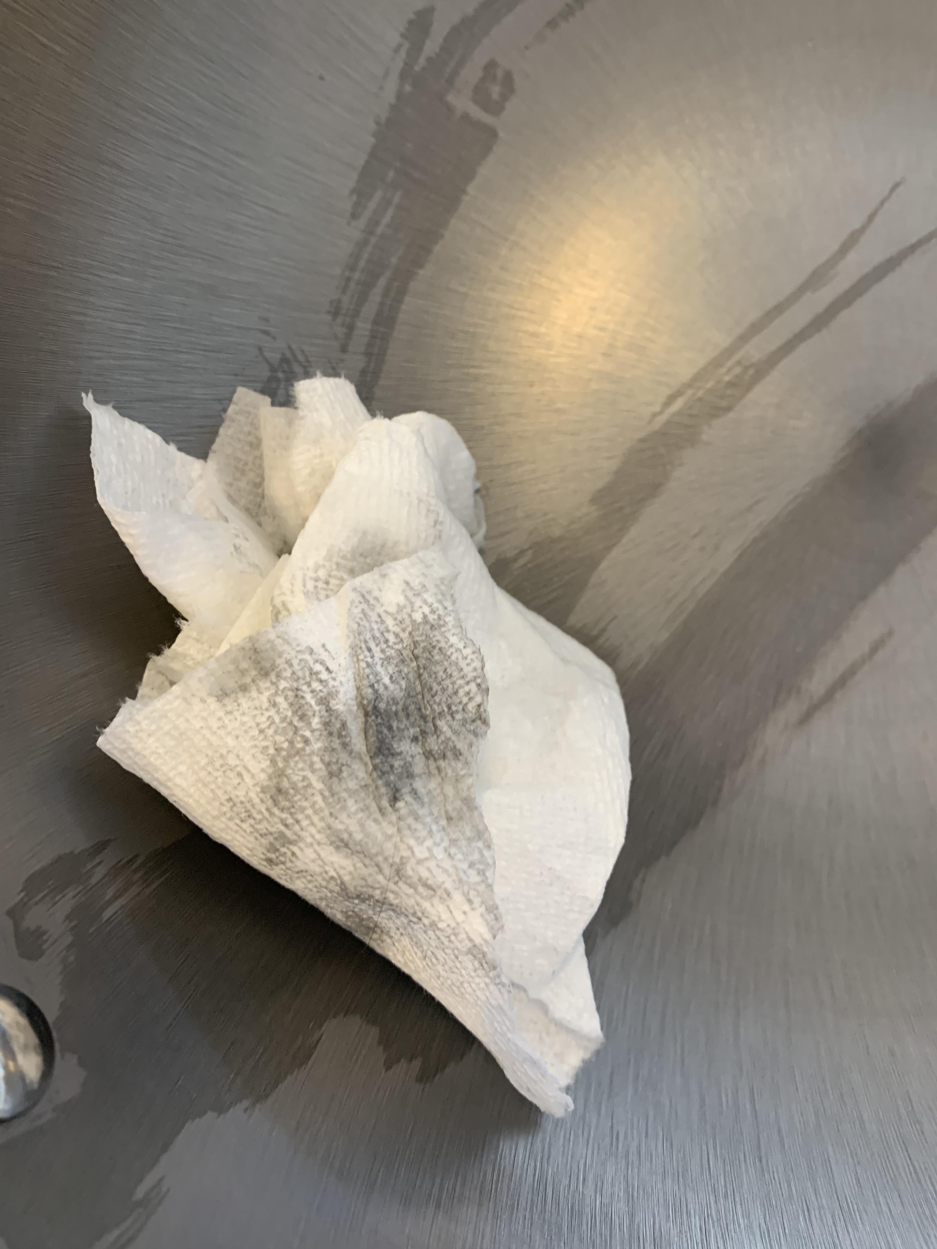 Weird black residue on my cast iron pan from marshalls | Scrolller