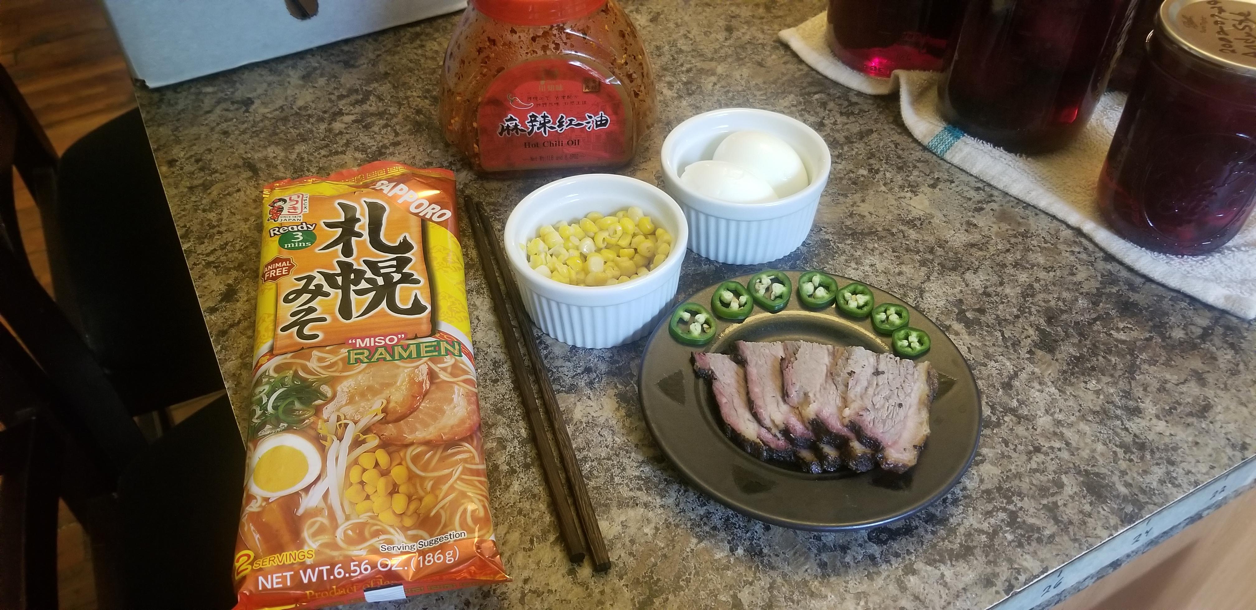 Quick work from home lunch, dressed up my favorite instant ramen. | Scrolller