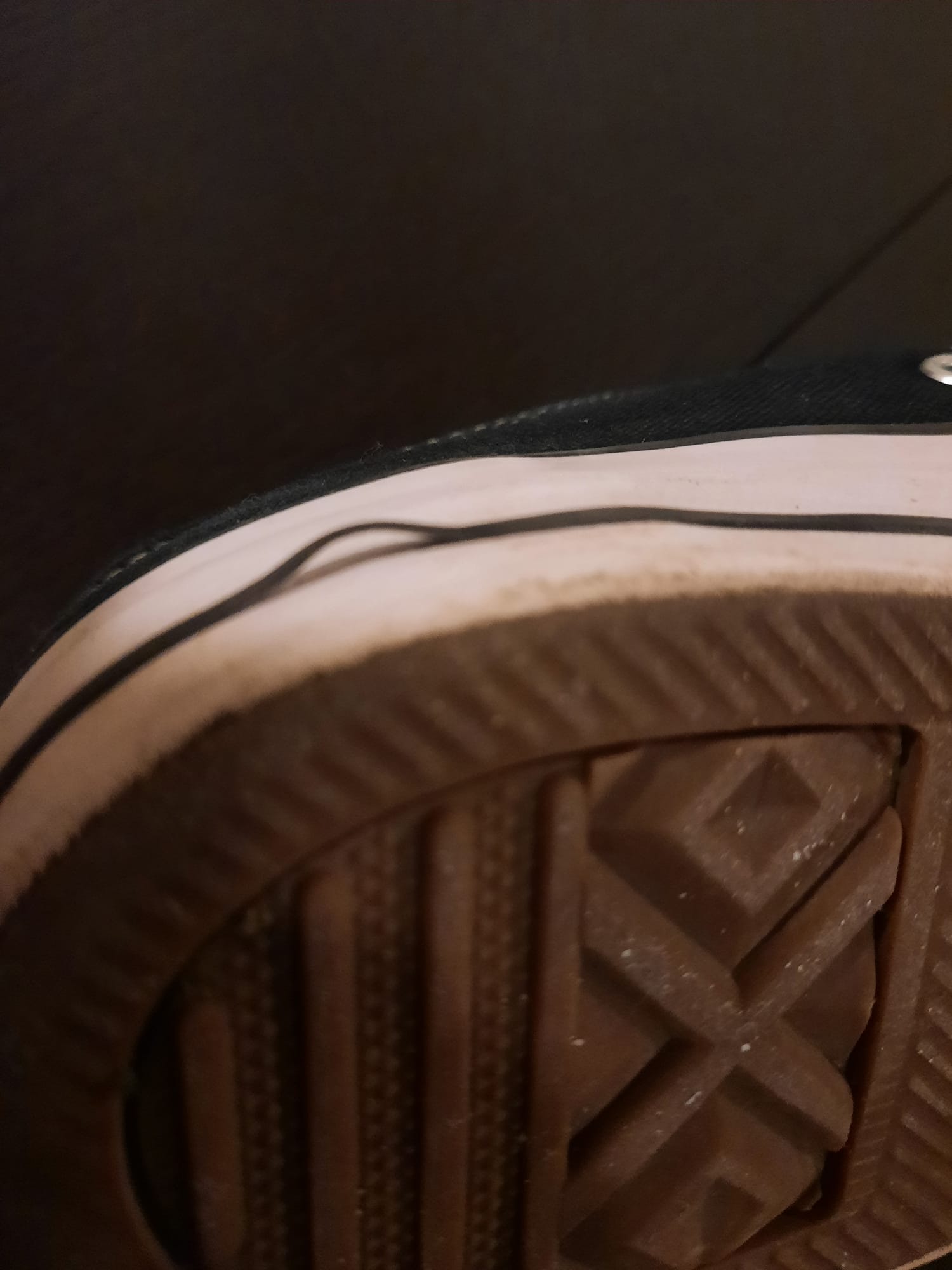 Any advice on fixing these issues at home? Black converse all-stars | Scrolller