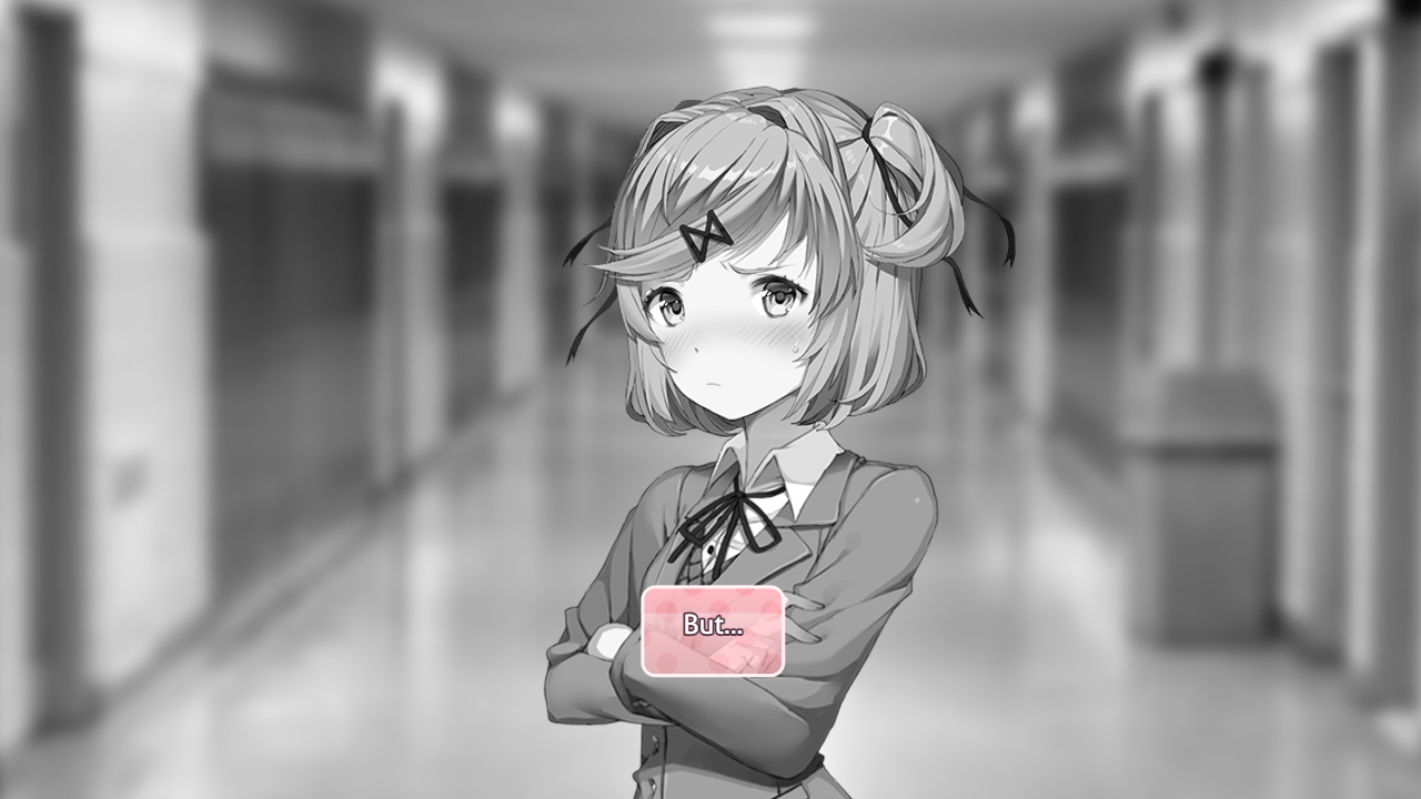 Natsuki is too late... | Scrolller