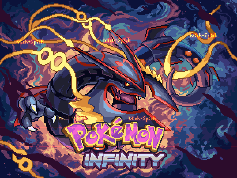 Made a title screen for Pokemon Infinity! | Scrolller