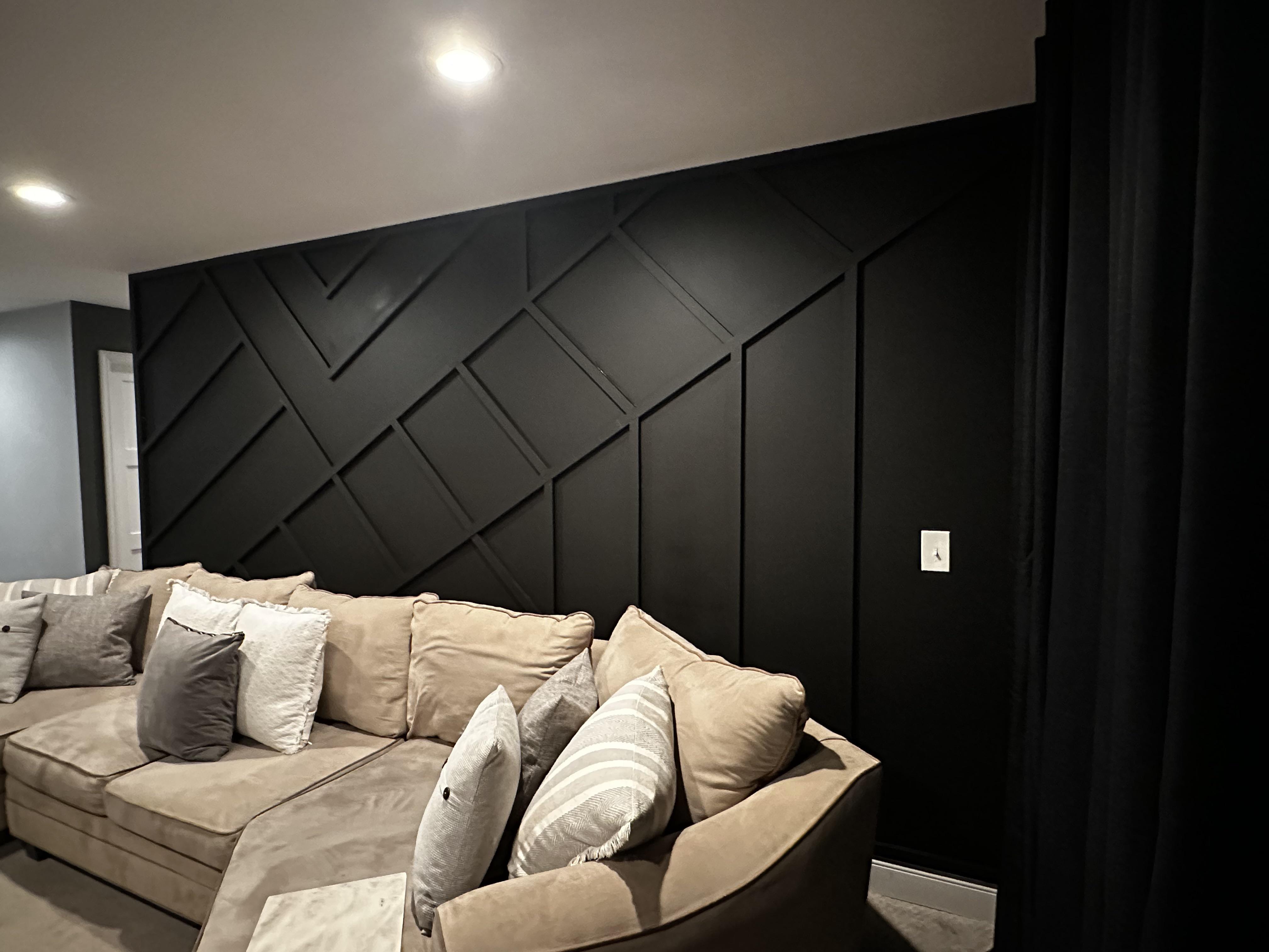 A little accent wall project. | Scrolller