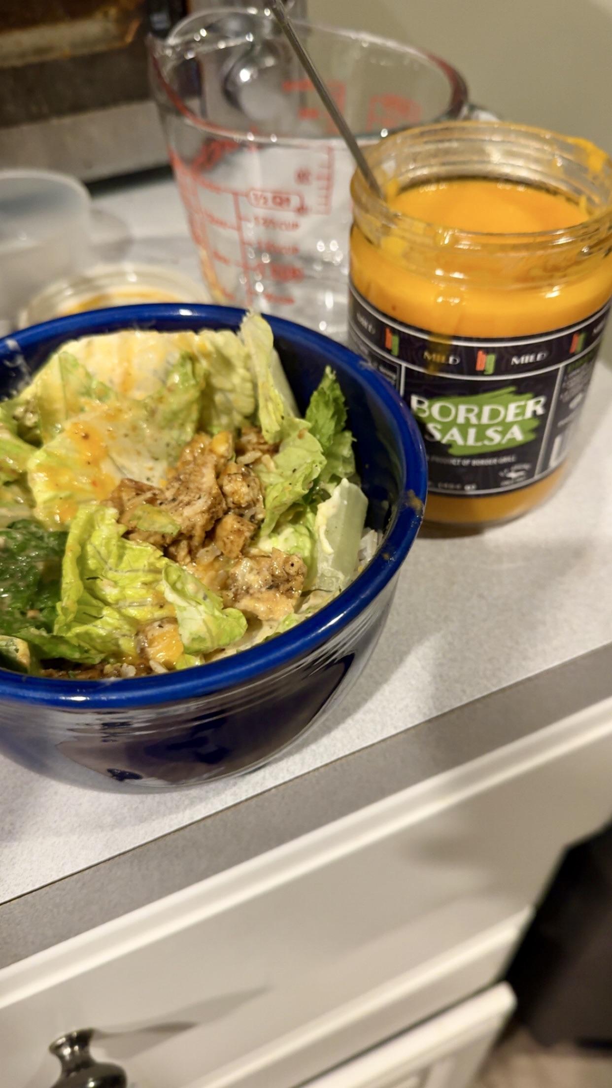 Chicken Caesar bowls [homemade] | Scrolller