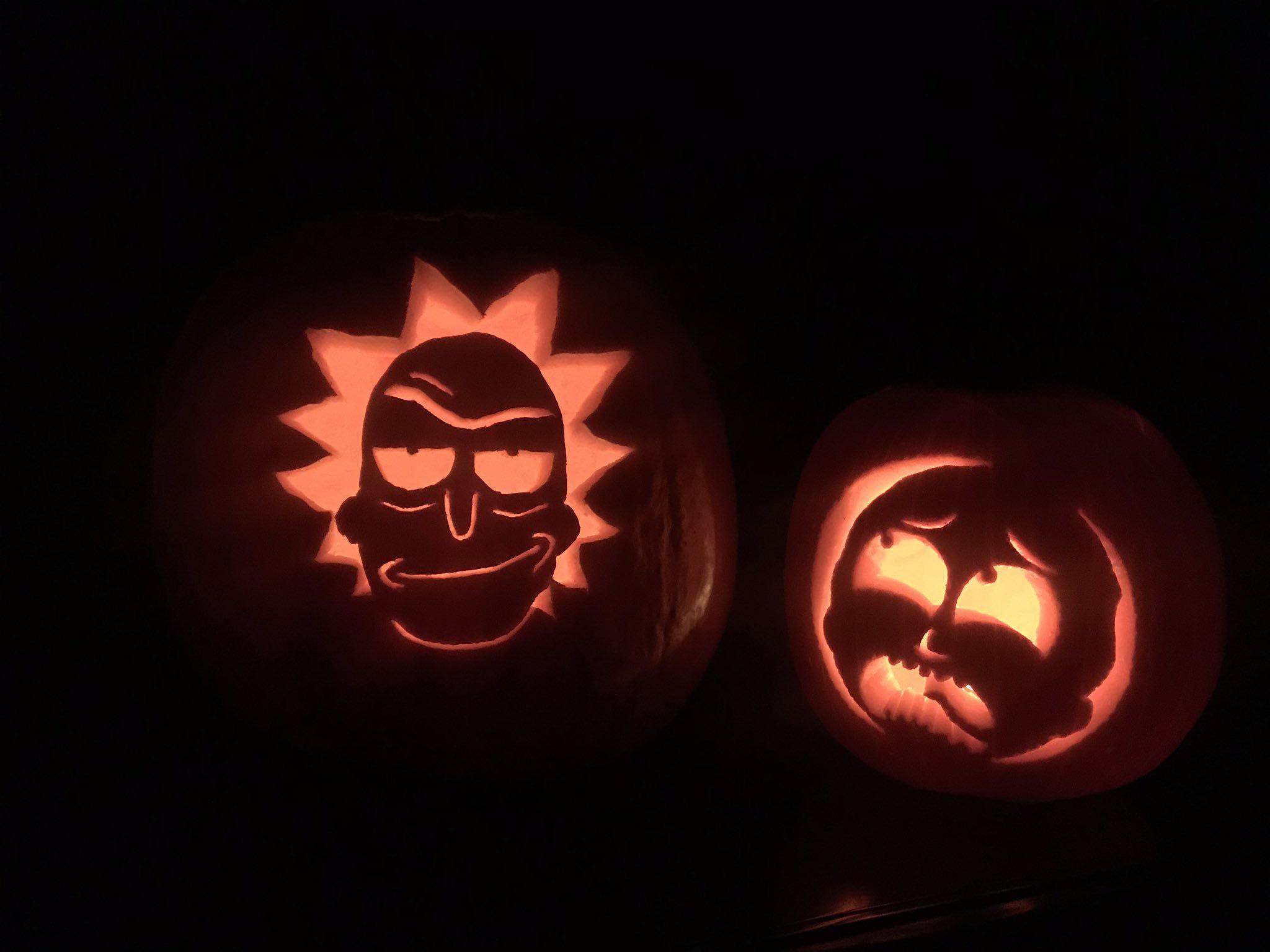 My Rick and Morty pumpkins 🛸 | Scrolller