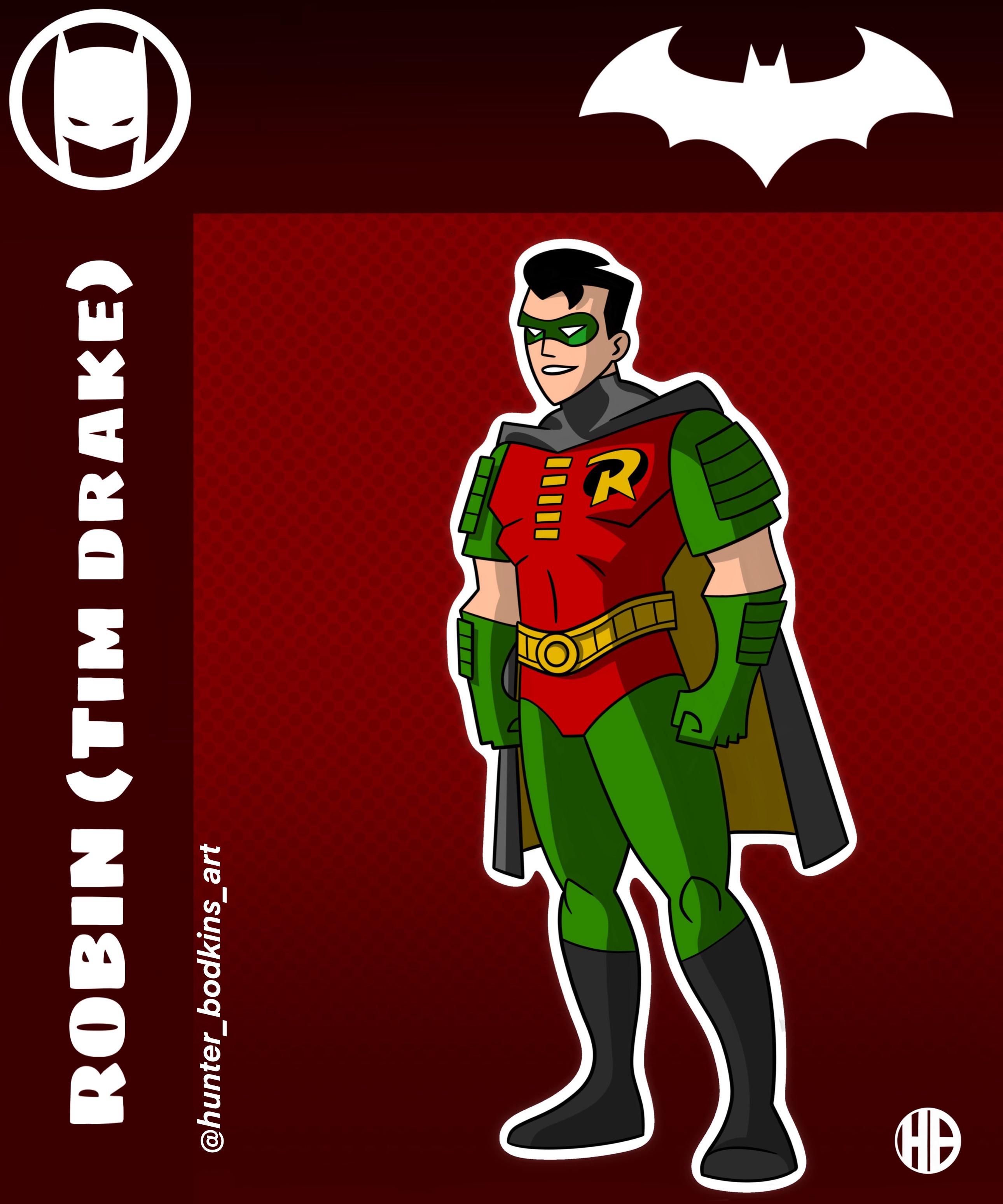 Batman Character Styles - Tim Drake Robin | Scrolller