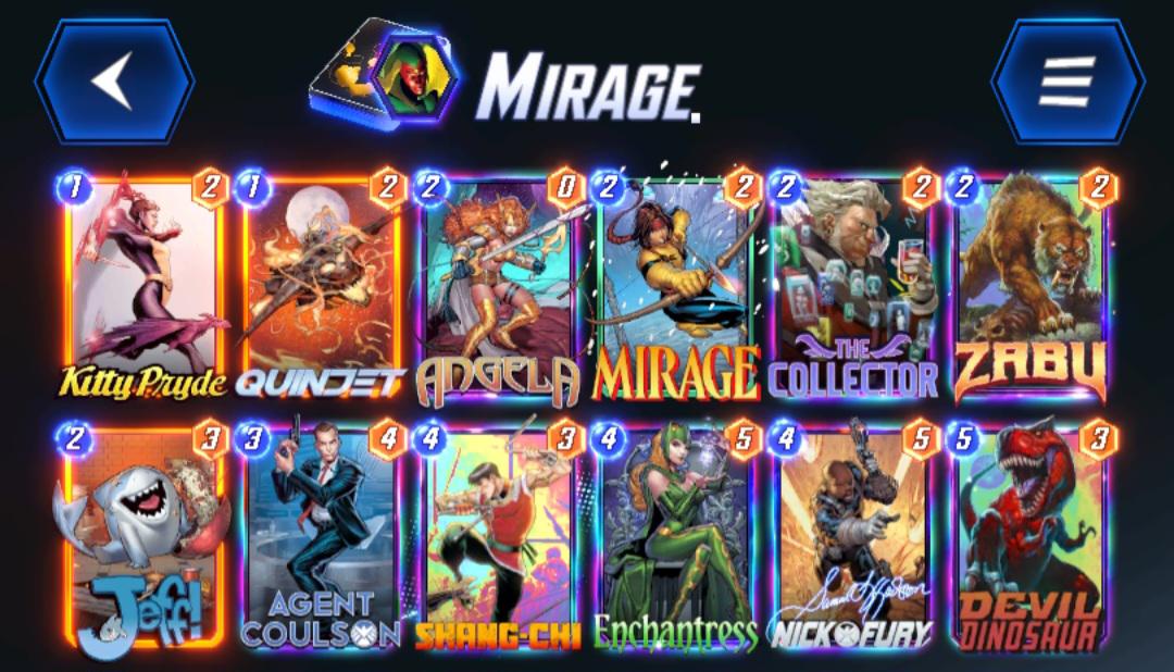 Infinity Quest complete for the first time! Mirage is underrated. | Scrolller