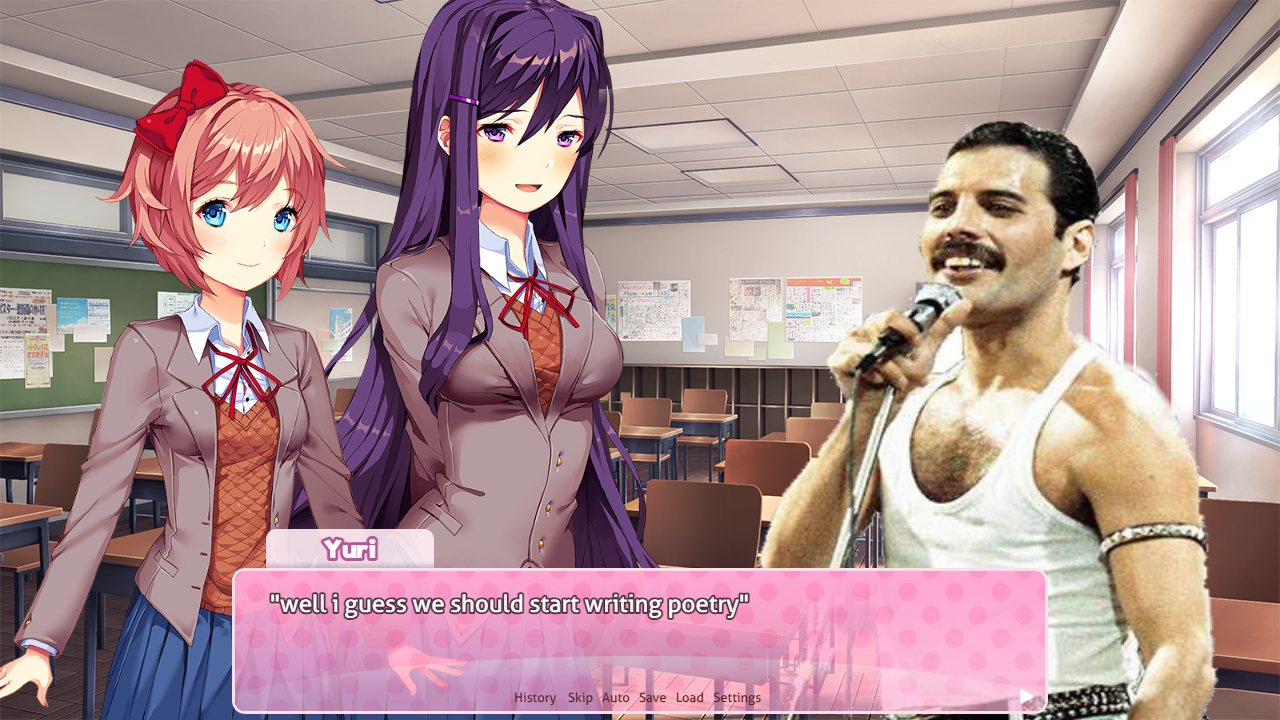 That one time freddie mercury joined ddlc PART 2! | Scrolller