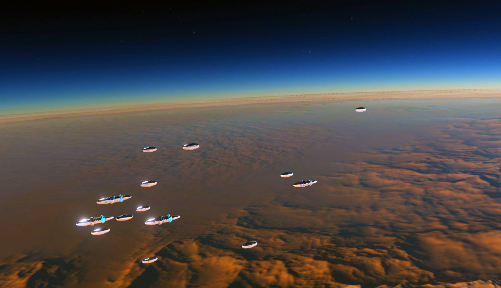 Culture warfleet, low orbit flyby [Idirian War, by me] | Scrolller