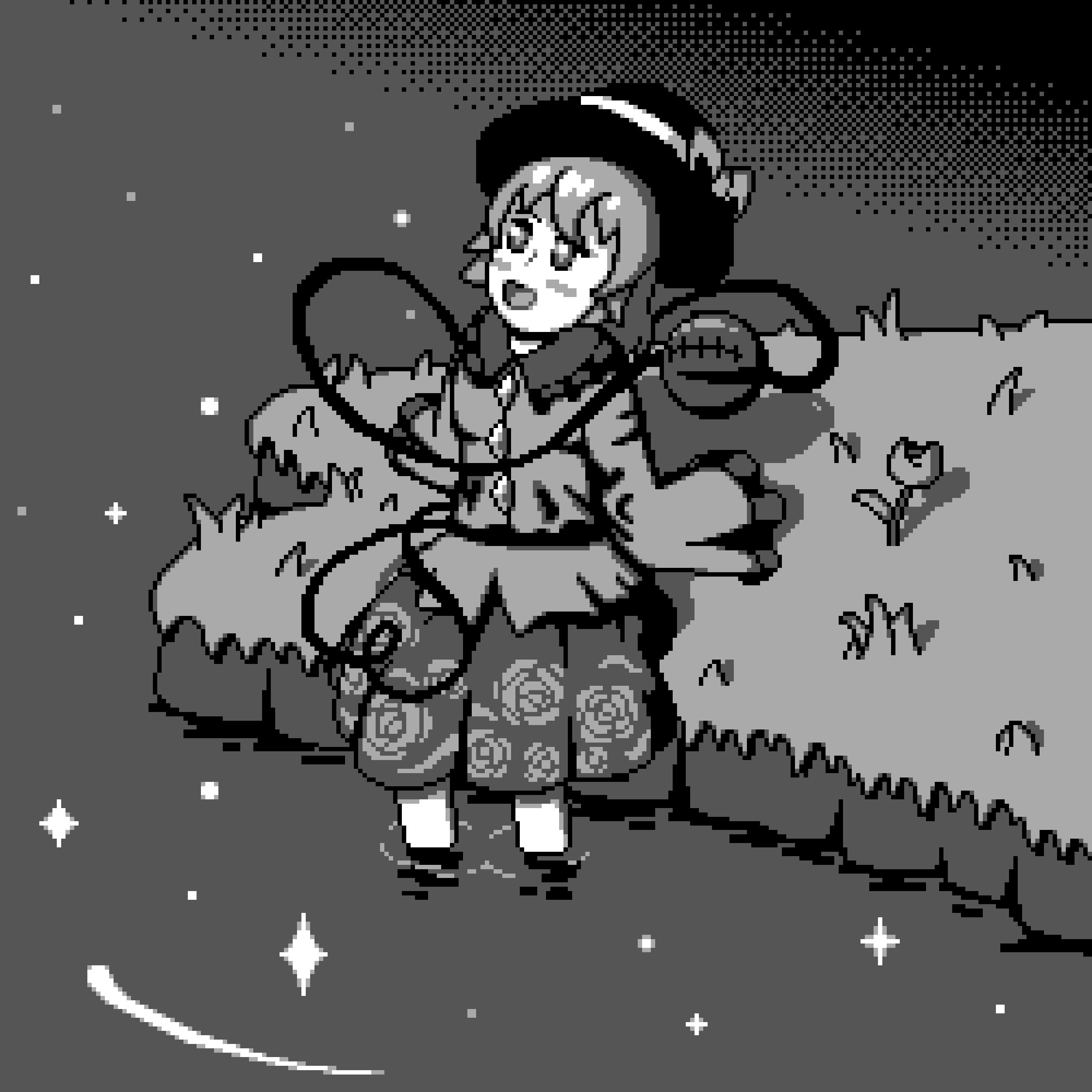 Koishi looking at the stars. | Scrolller