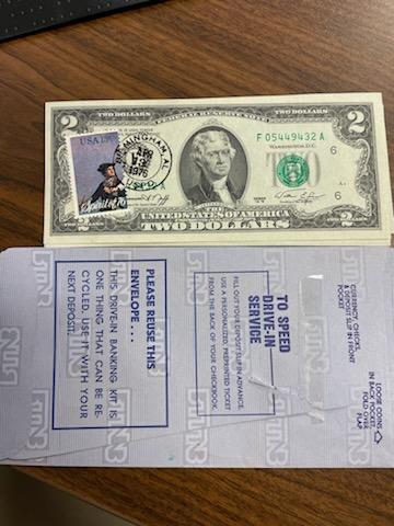 1976 First Issue $2 Bill | Scrolller